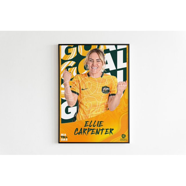 POSTER Ellie Carpenter Poster, Ellie Carpenter Matildas poster, Ellie ...