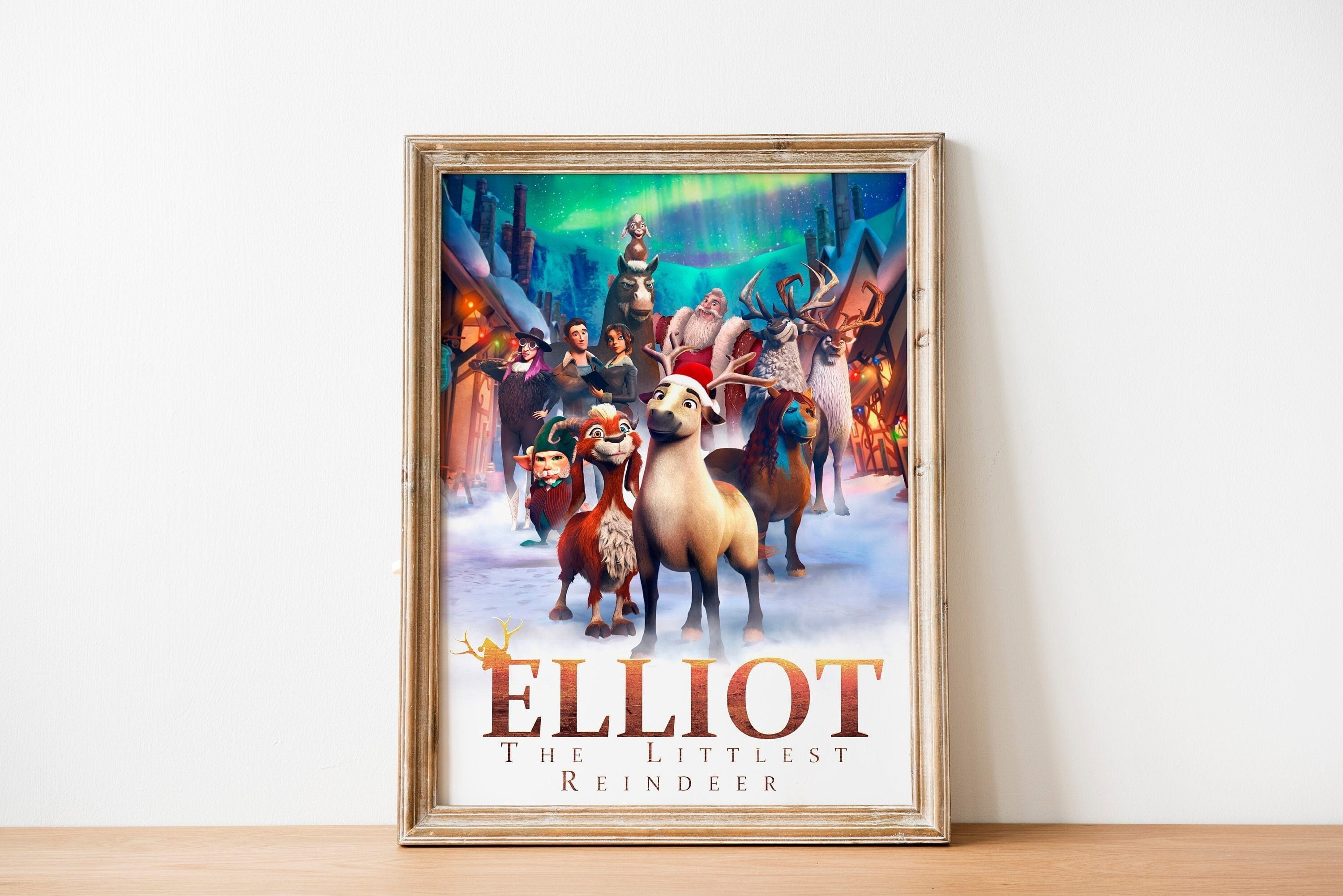 POSTER Elliot the Littlest Reindeer poster, Printable Poster ...