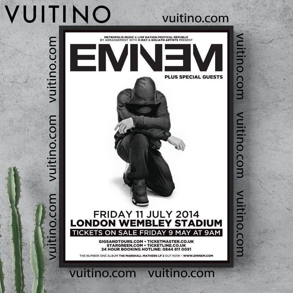 POSTER Eminem London Wembley Stadium 2014 Vertical Poster-8x12-UNFRAMED ...