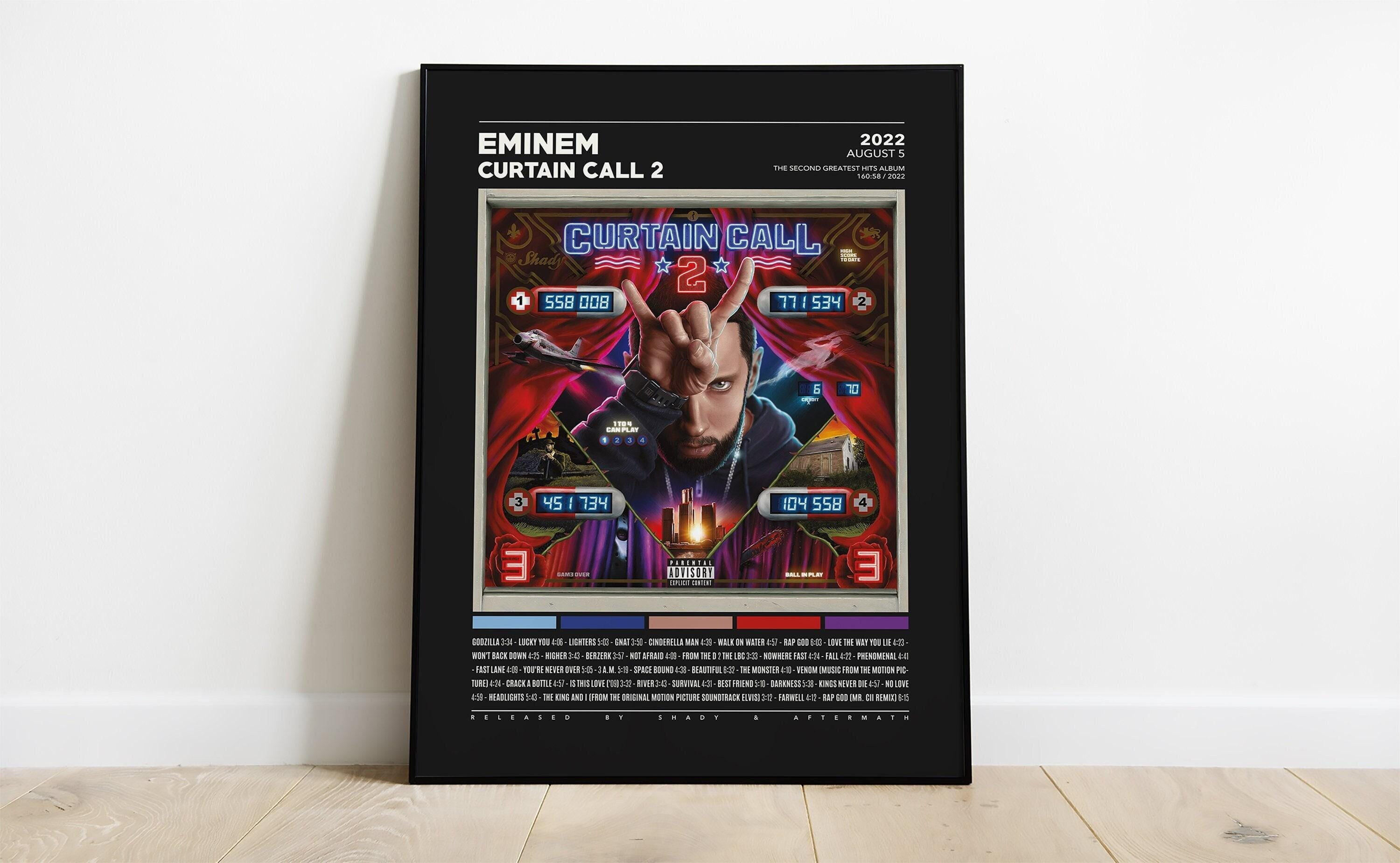 POSTER Eminem Posters / Curtain Call 2 Poster / Eminem, Curtain Call 2 ...