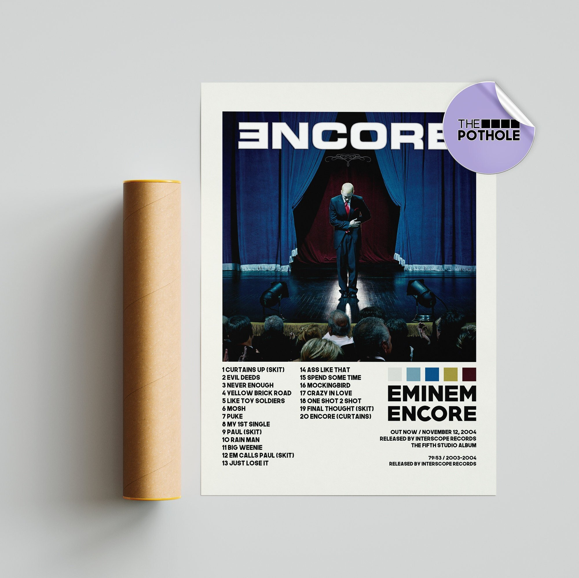 POSTER Eminem Posters / Encore Poster, Album Cover Poster Poster Print ...