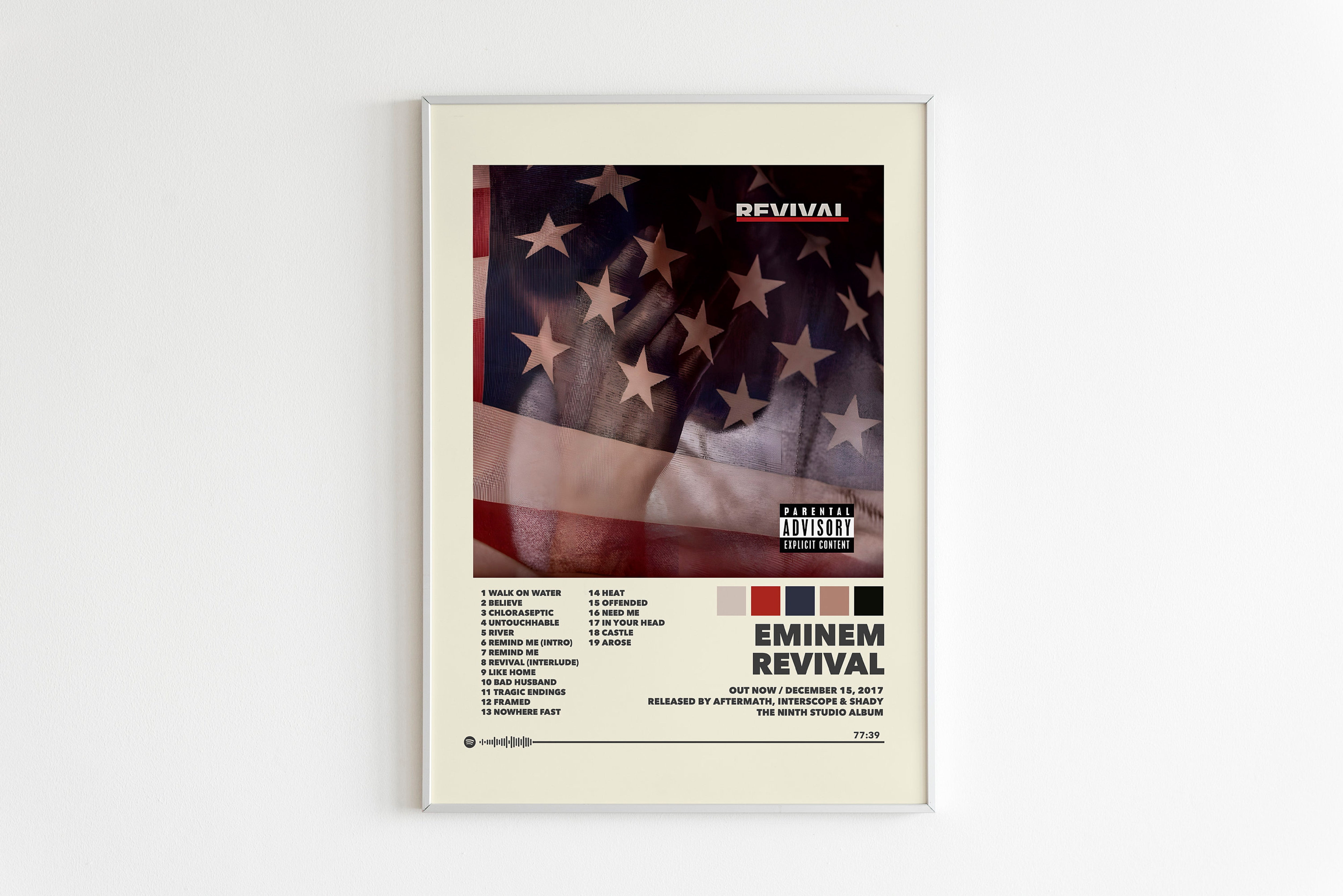POSTER Eminem Posters / Revival Poster, Album Cover Poster Poster Print ...