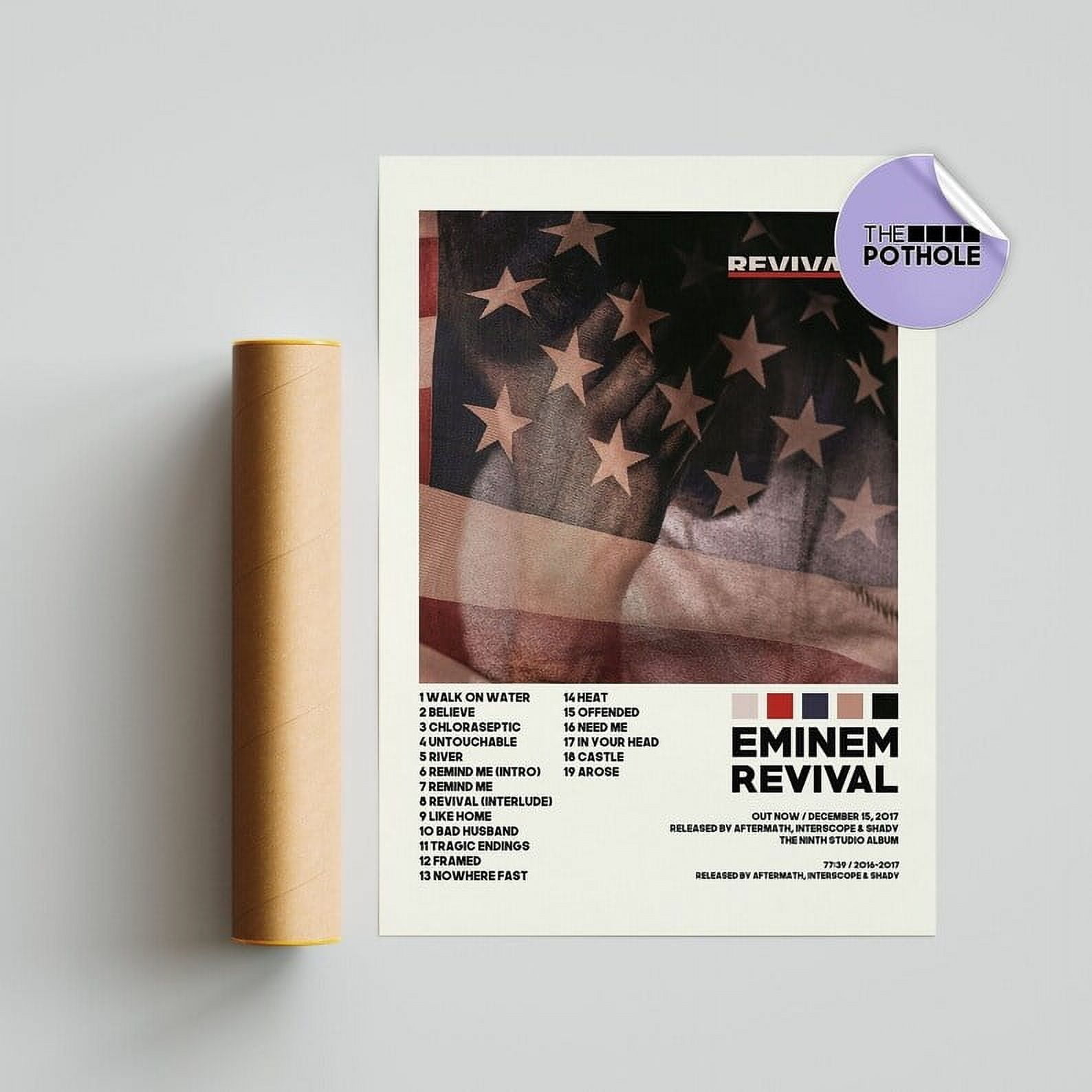 POSTER Eminem Posters / Revival Poster, Album Cover Poster Poster Print ...