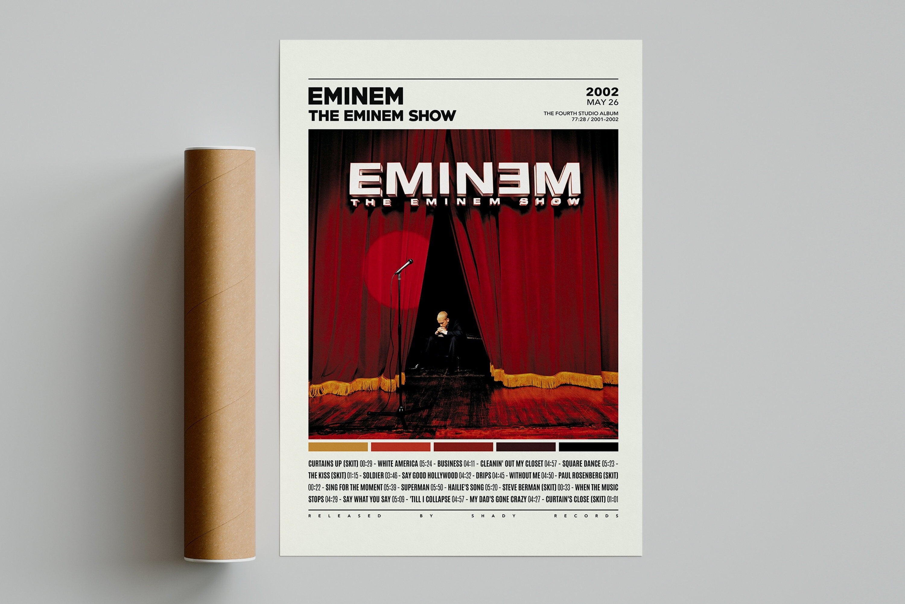 POSTER Eminem Posters / The Eminem Show Poster, Album Cover Poster ...