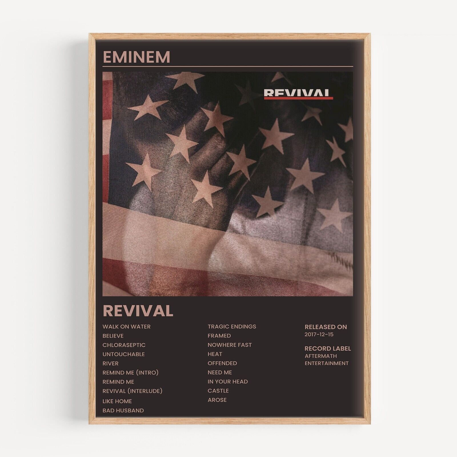 POSTER Eminem Revival Album Cover Autographed Art Poster Print.-12x18 ...