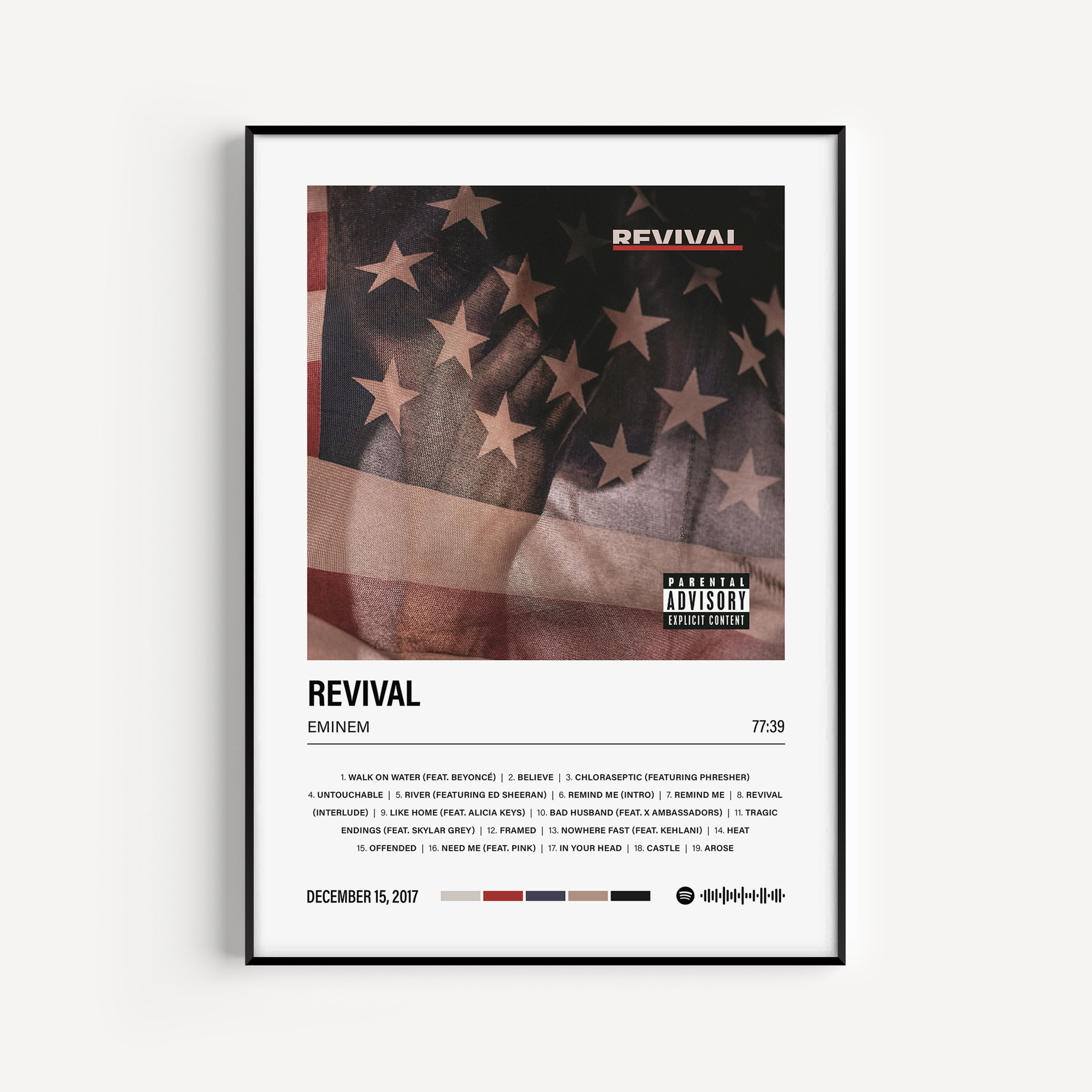 POSTER Eminem | Revival | Revival Tracklist | Eminem Album | Album ...