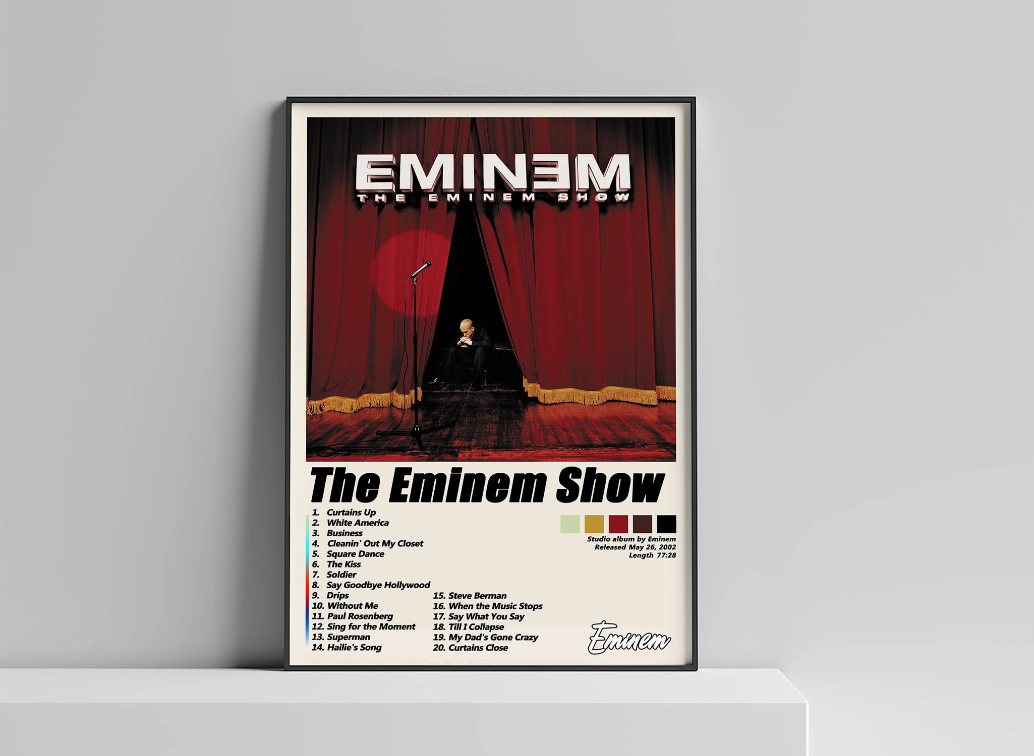 POSTER Eminem - The Eminem Show Album Cover Poster | Wall Art Prints ...
