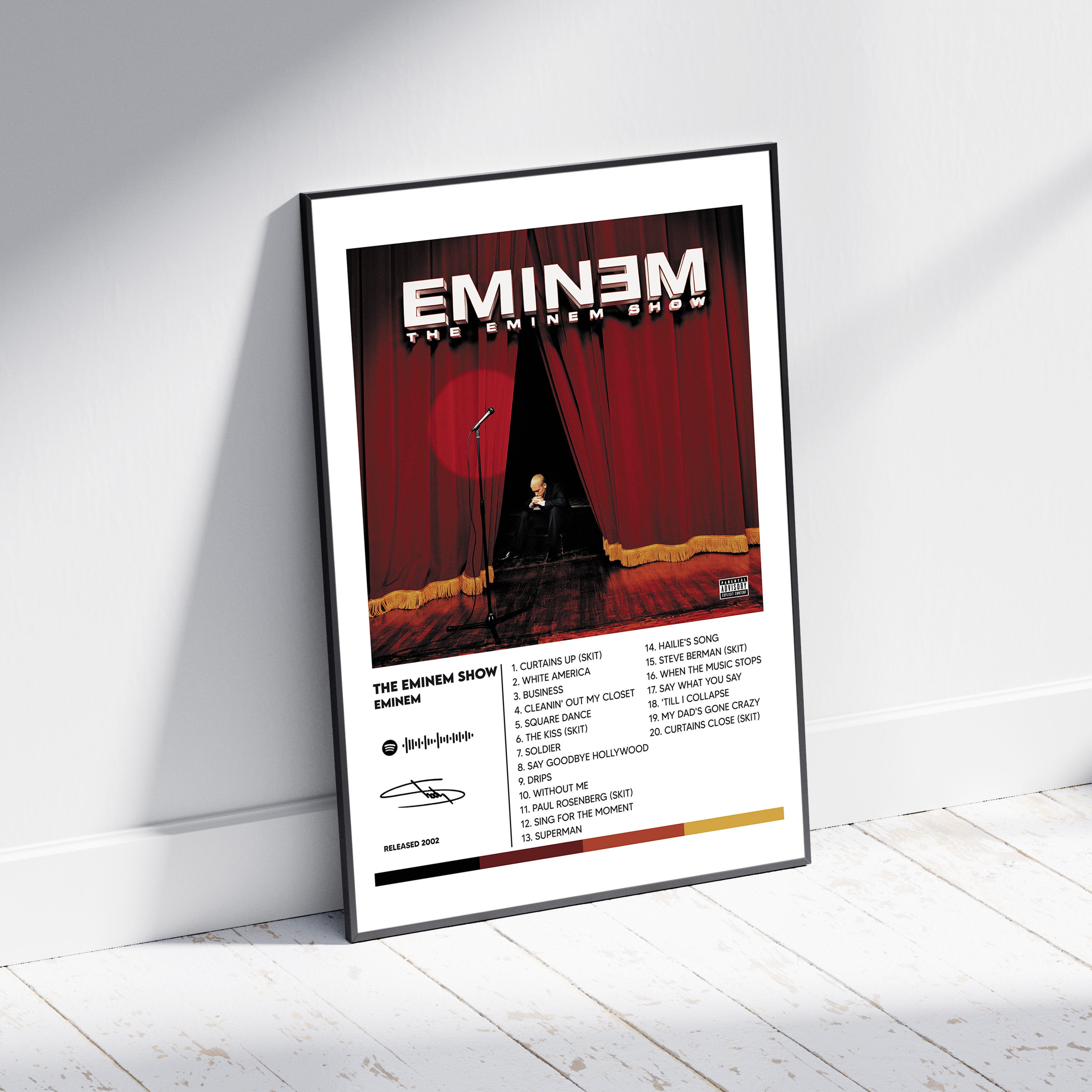 POSTER Eminem - The Eminem Show - Retro Music Poster Print - Frame Not ...