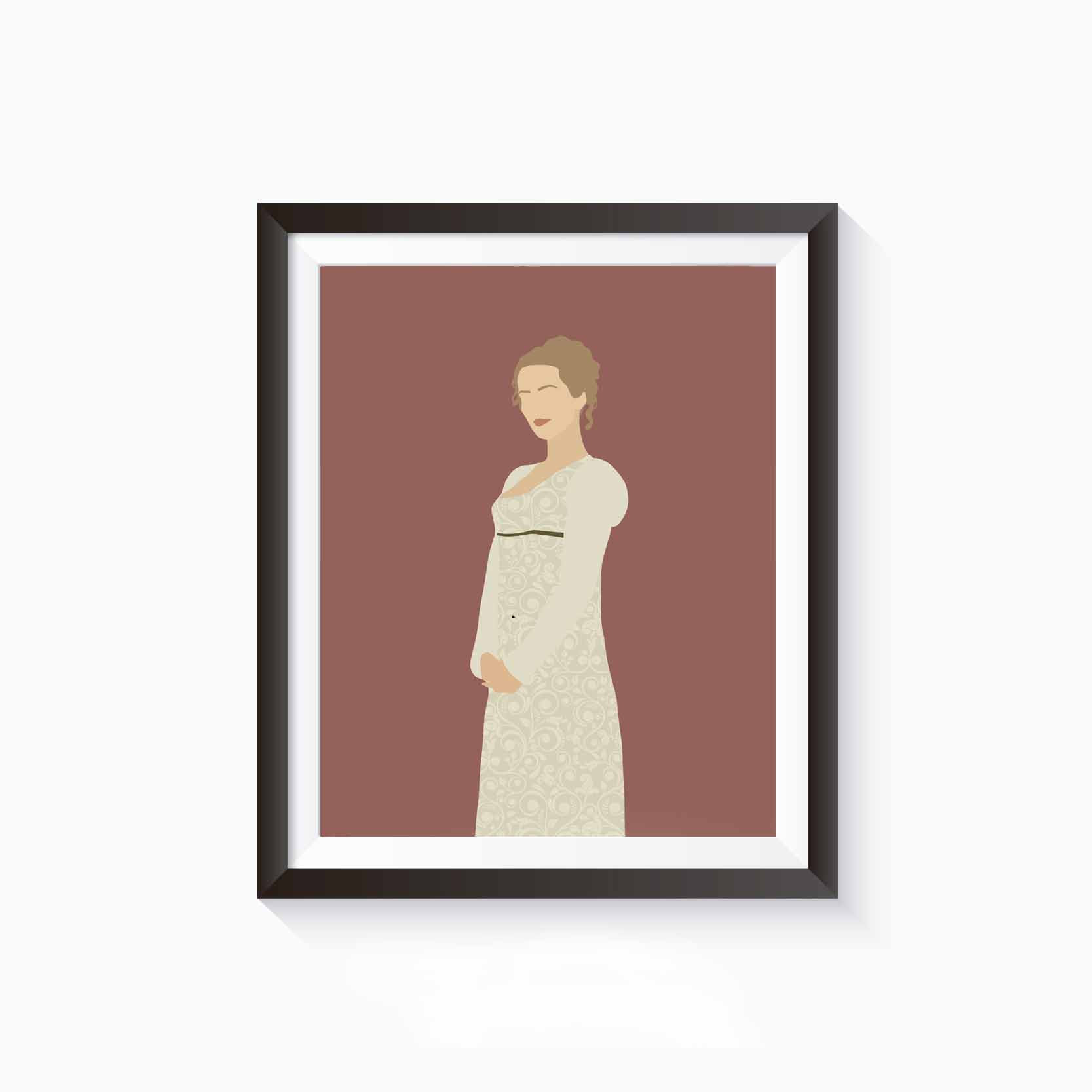 POSTER Emma, Jane Austen, Literature Poster, Female Literary Characters ...