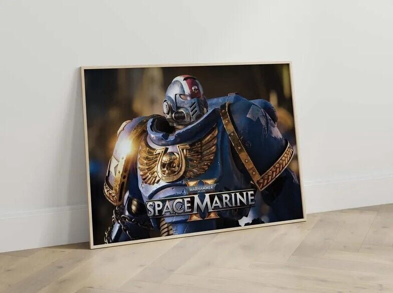POSTER Epic Sci-Fi Warrior in Power Armor Poster | Game Poster | Video ...