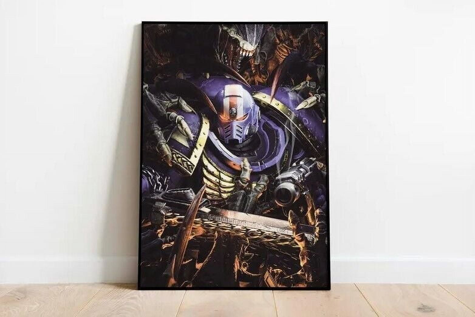 POSTER Epic Sci-Fi Warrior in Power Armor Poster | Game Poster | Video ...