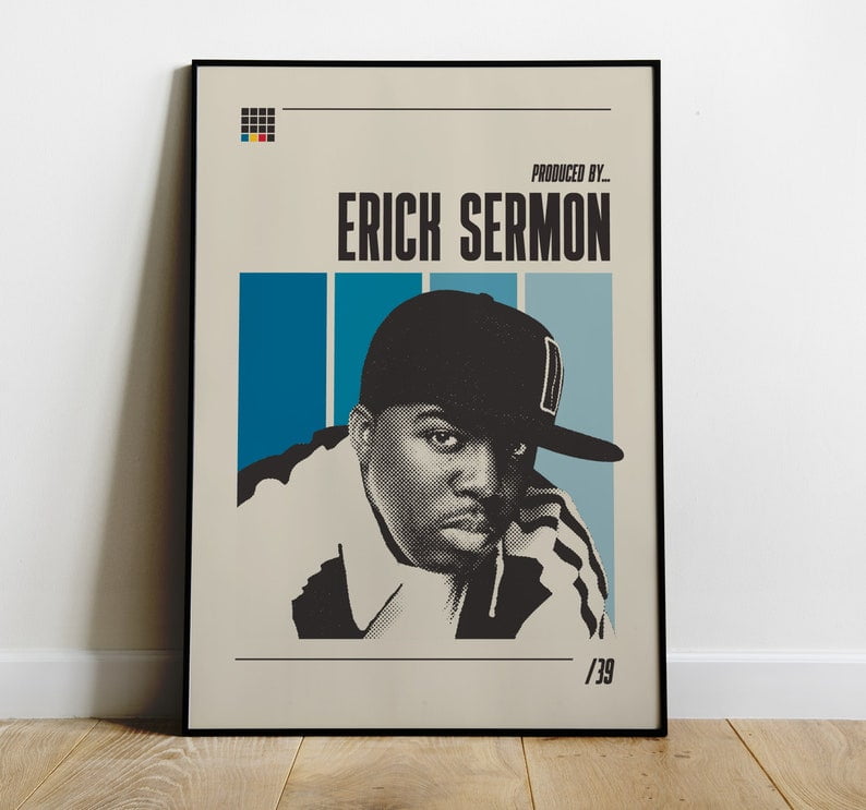 POSTER Erick Sermon Poster, EPMD Legend Artwork, Hip-Hop Pioneer Print ...