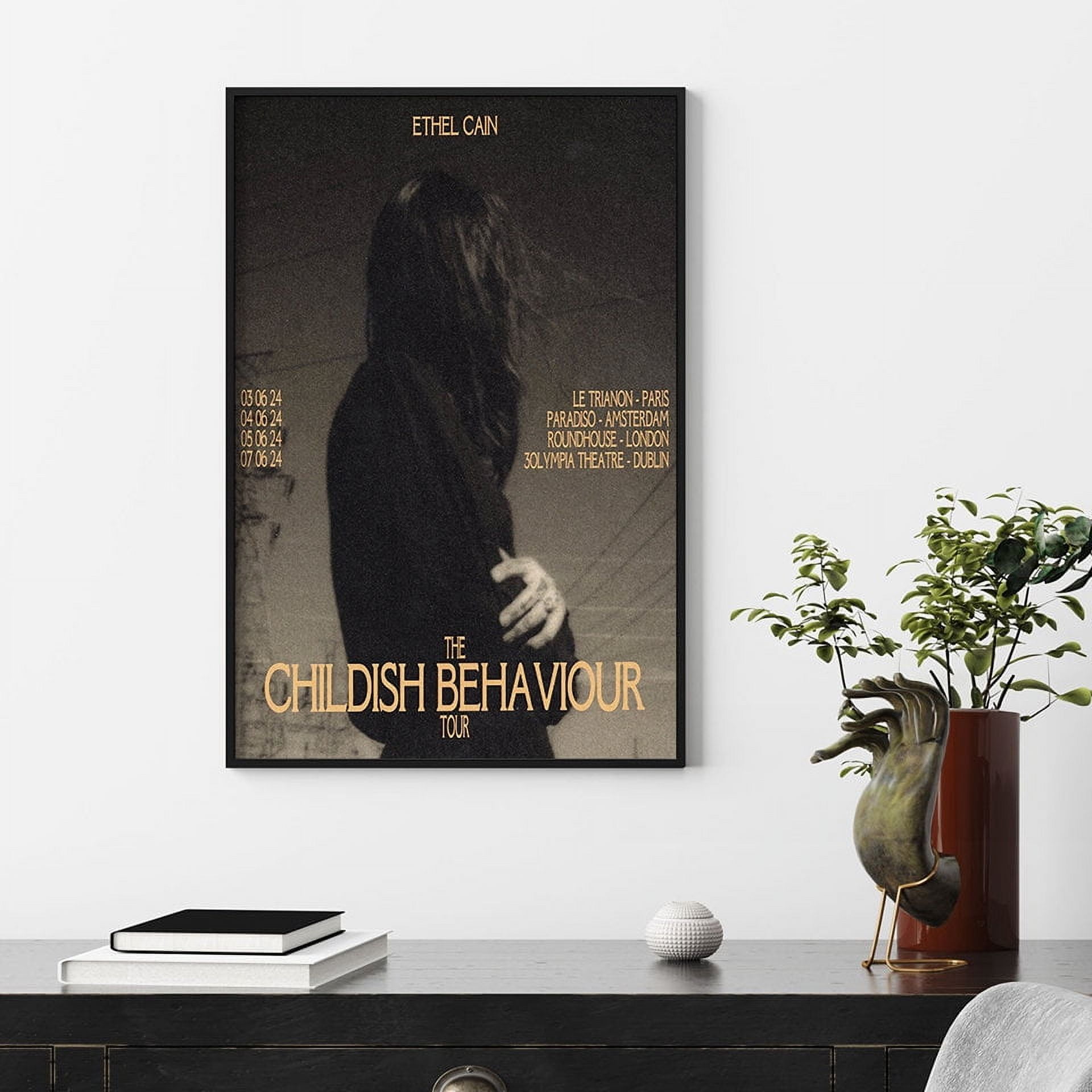 POSTER Ethel Cain The Childish Behaviour Tour 2024 Poster, High quality Poster print, Home Decor ...