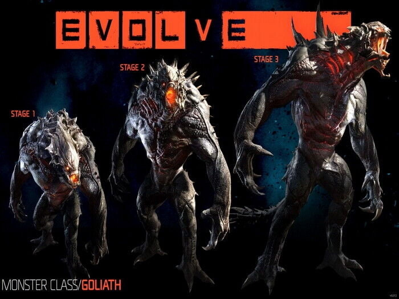POSTER Evolve Characters Monster Goliath Video Game Decor WALL POSTER ...