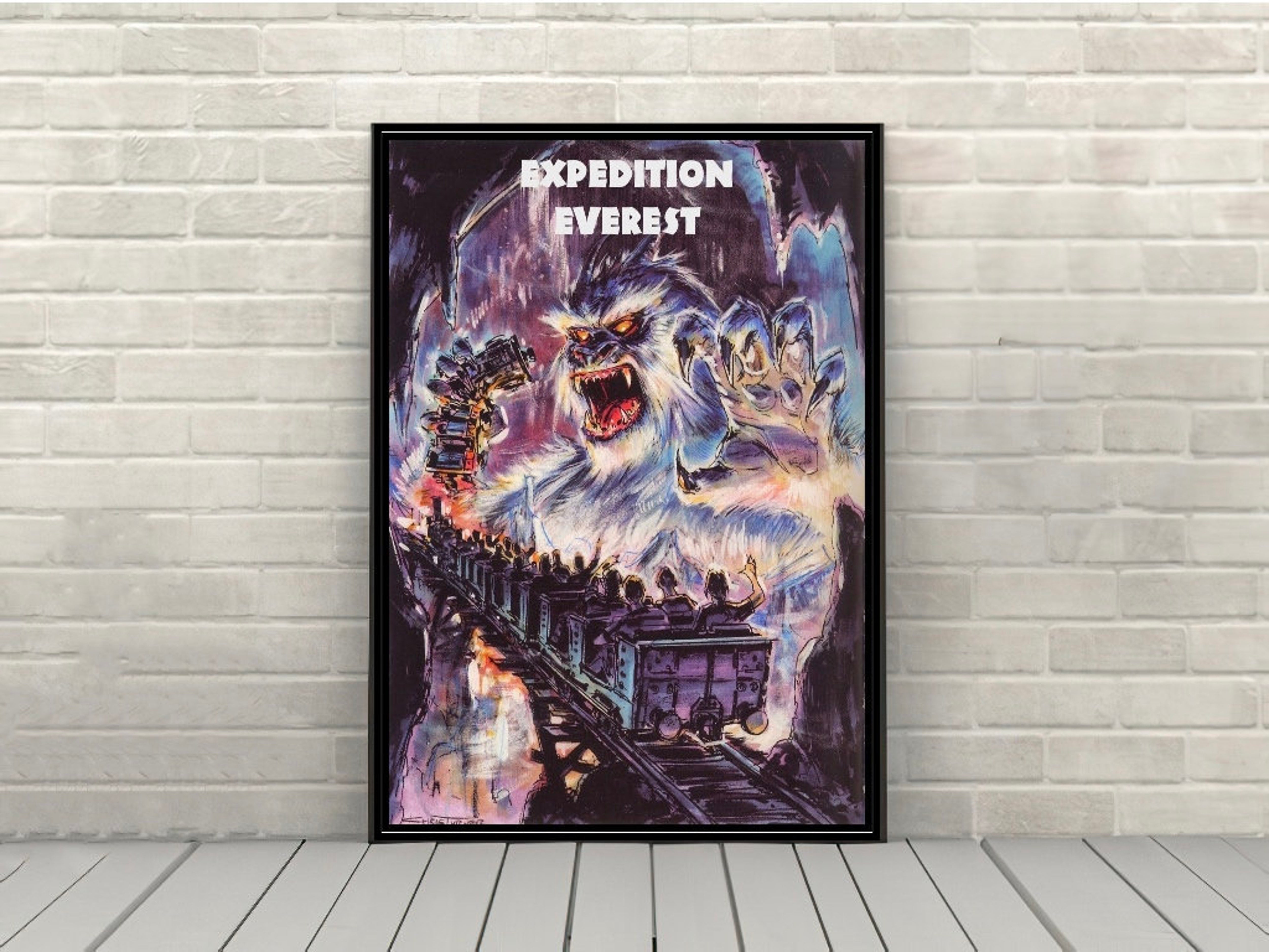 POSTER Expedition Everest Poster Animal Kingdom Poster Disney ...