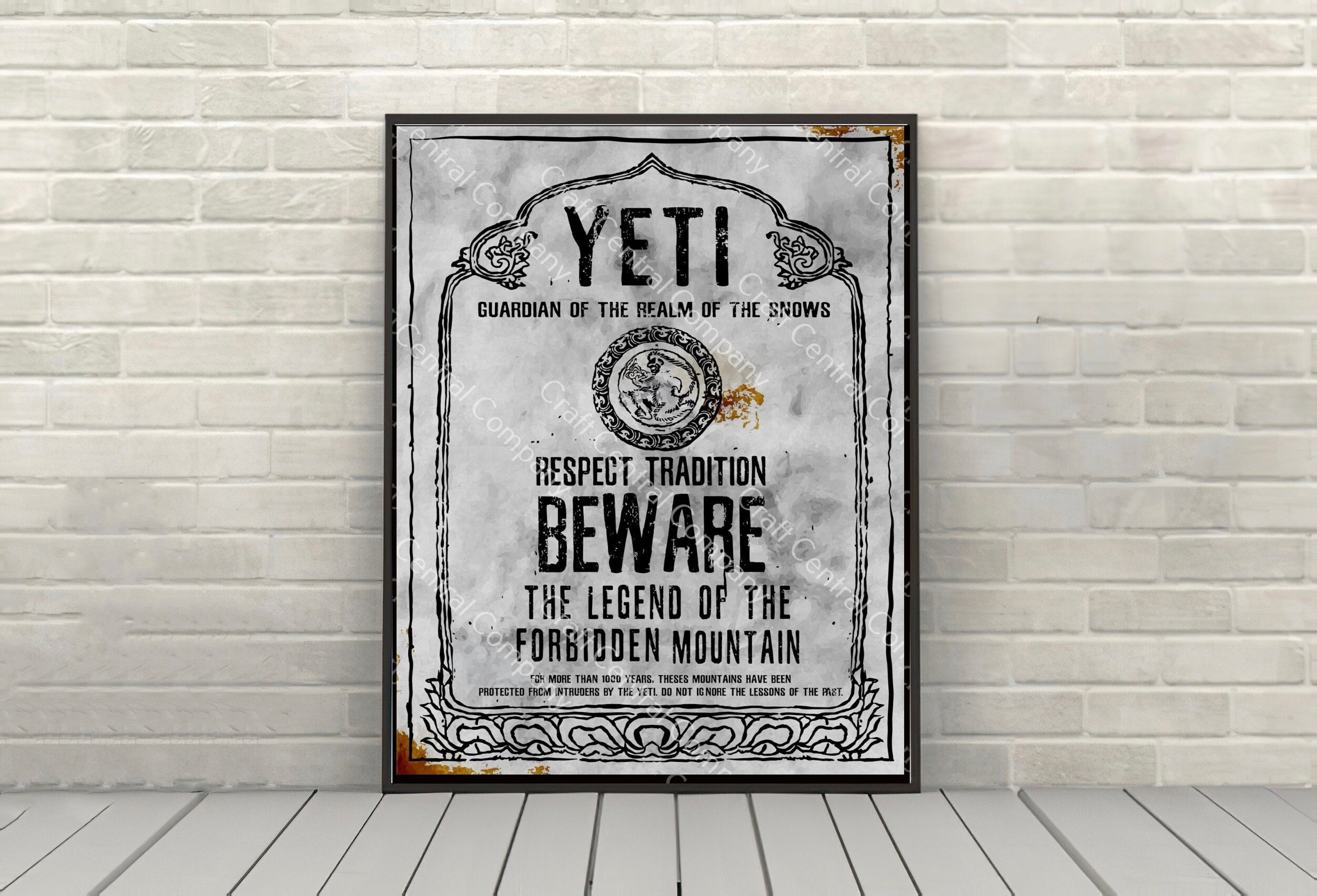 POSTER Expedition Everest Poster Animal Kingdom Poster Disney ...