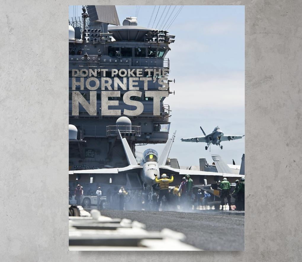 POSTER F/A-18 Super Hornet Print, Military Print, Art, Military Gift, F ...