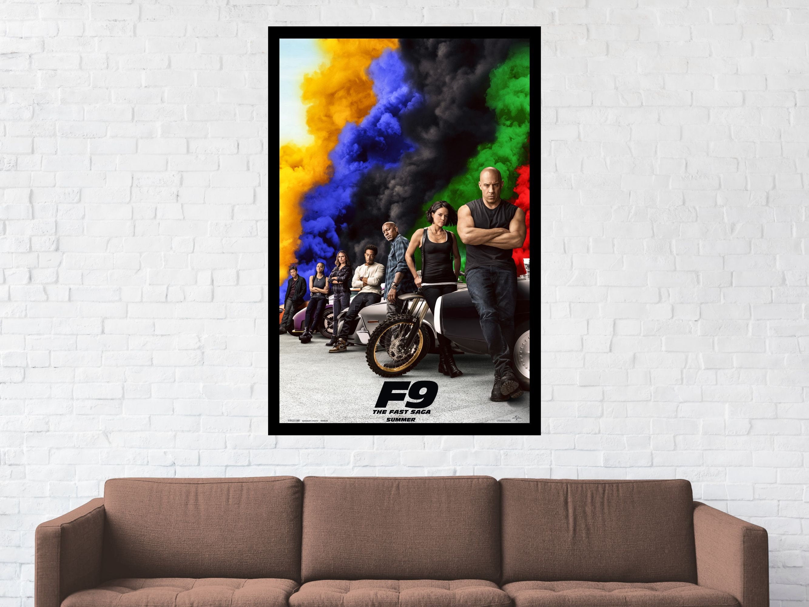 POSTER F9: The Fast Saga - Movie Poster-UNFRAMED - Walmart.com
