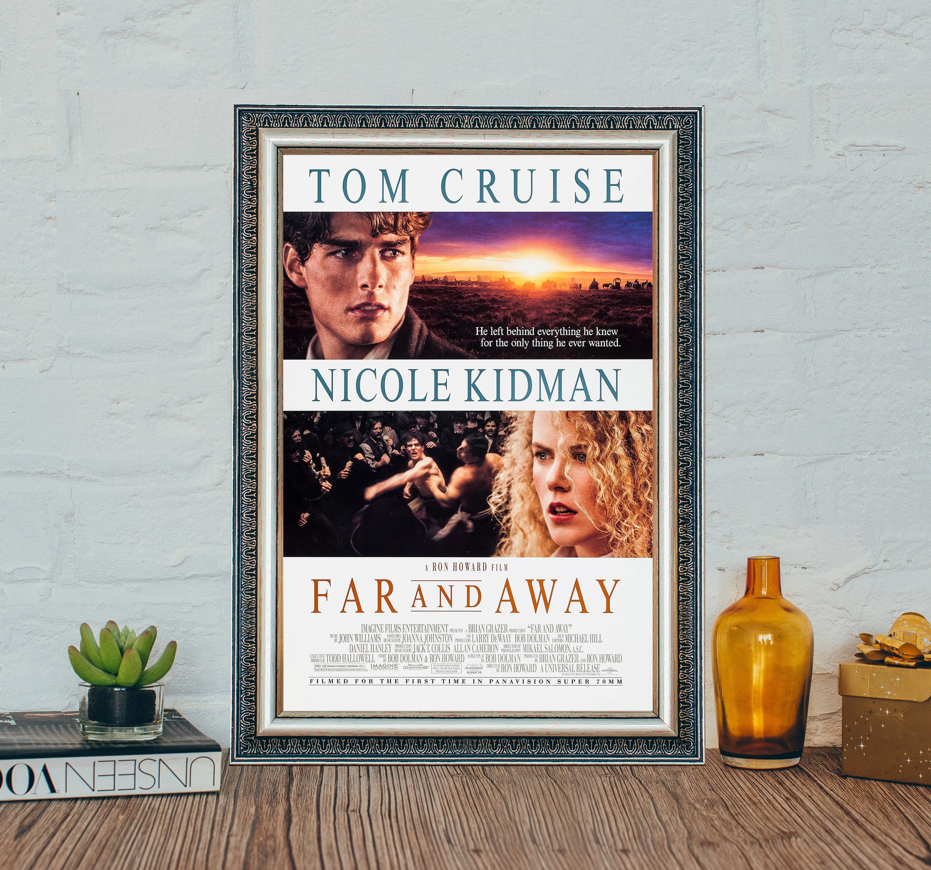 POSTER FAR AND AWAY Movie Poster, Classic Movie Far And Away Poster ...