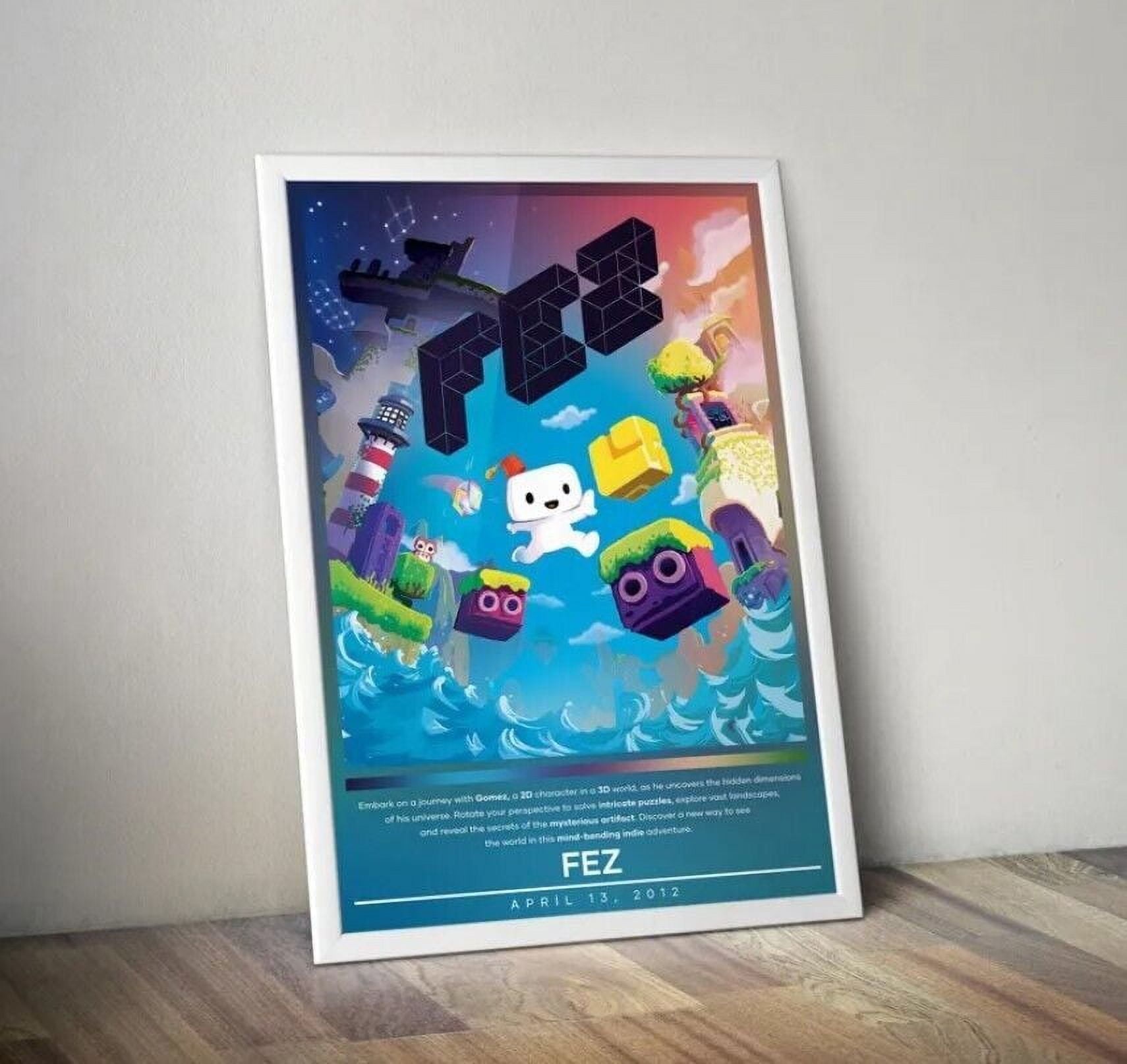 POSTER FEZ Poster | FEZ Print | Gaming Poster Print | 4 Colors | Video ...