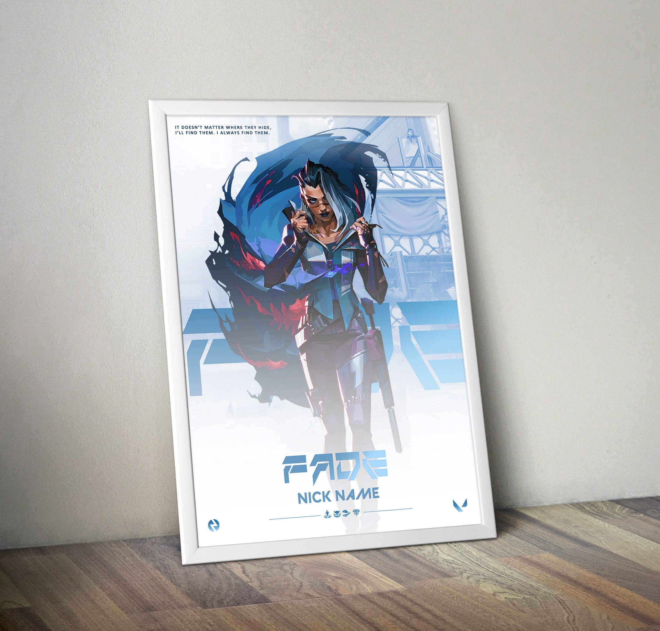 POSTER Fade Valorant Valorant Poster Gaming Poster Gamer Room Decor ...