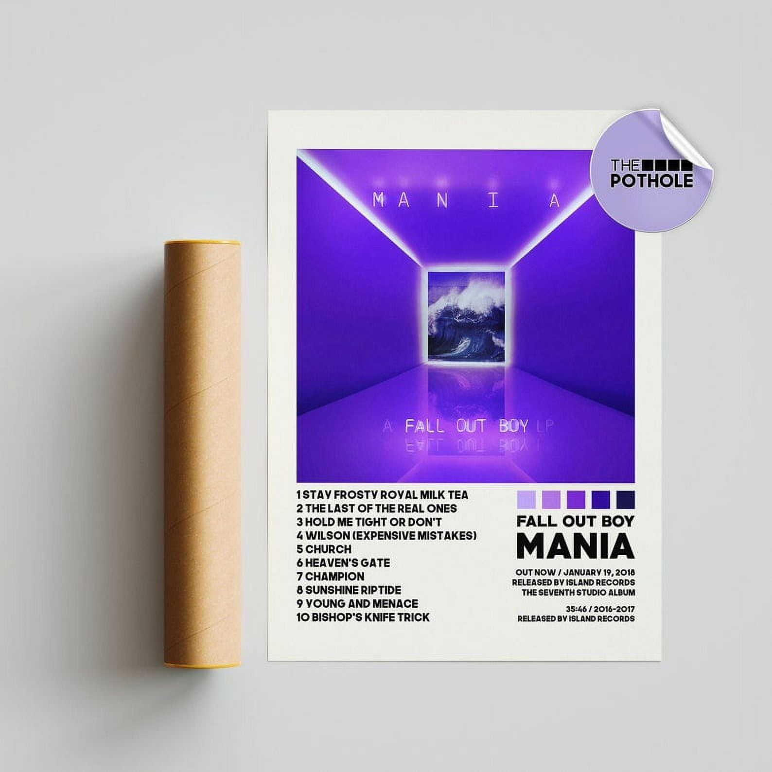 POSTER Fall Out Boy Posters, Mania Poster, Fall Out Boy, Album Cover ...