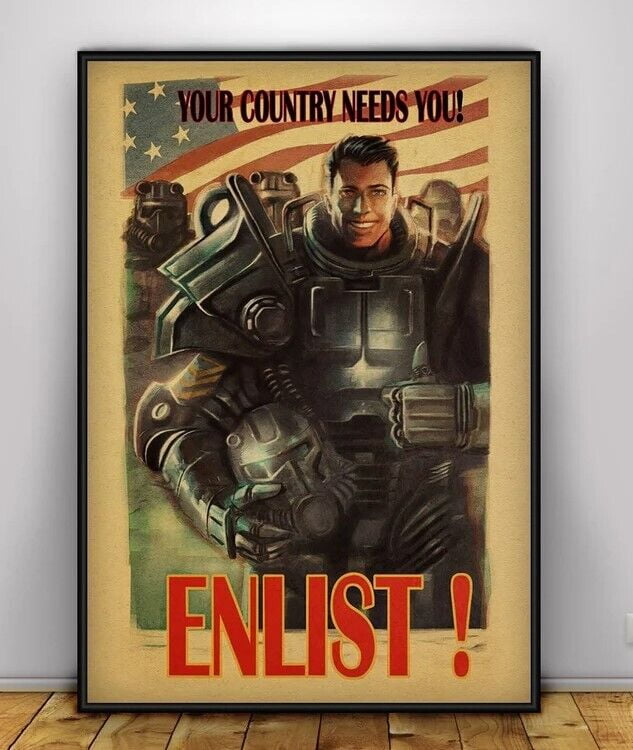 POSTER Fallout 4 Atomic Game Poster | Wall Art | Wall Prints | Home ...