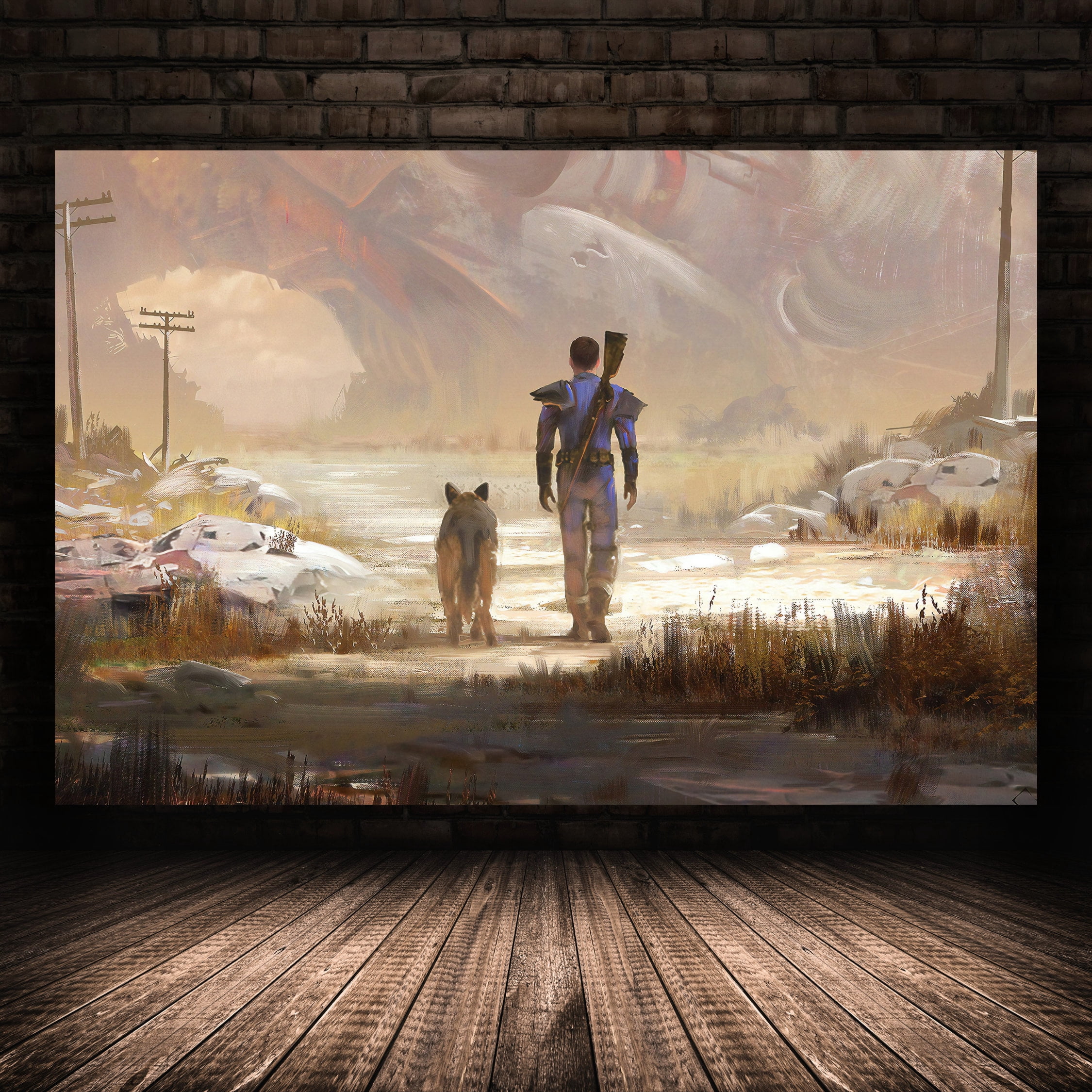 POSTER Fallout 4 Poster, New Vegas Wall Art, Rolled Fine Art Print ...