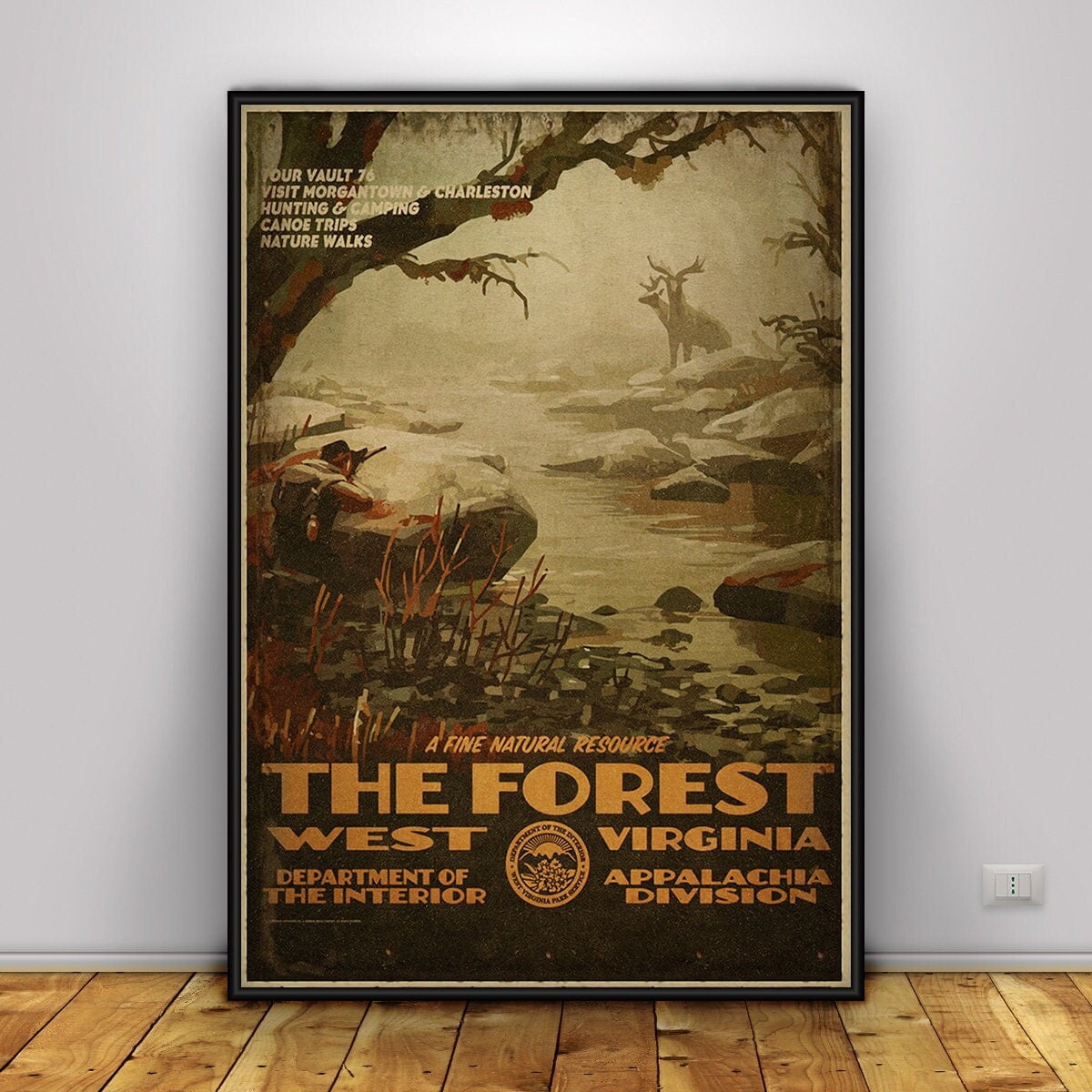 POSTER Fallout 76 Ads Poster, Wall Art, Wall Prints, Home Decor, Kraft ...
