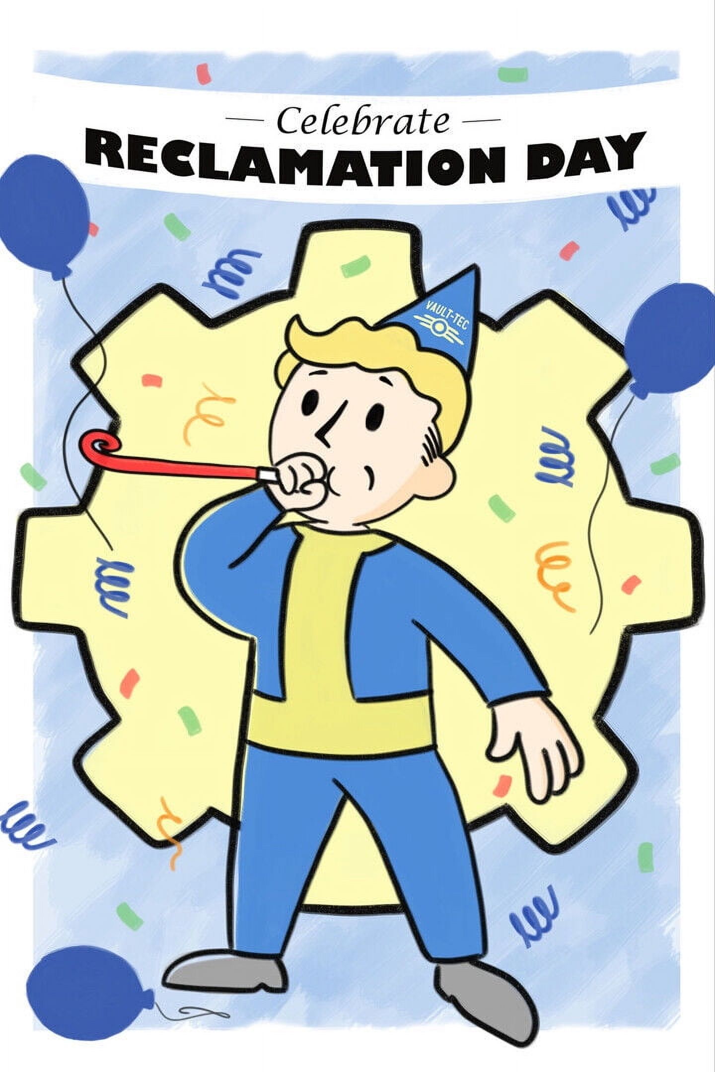 POSTER Fallout 76 Celebrate Reclamation Day Game Art Wall Room Poster ...
