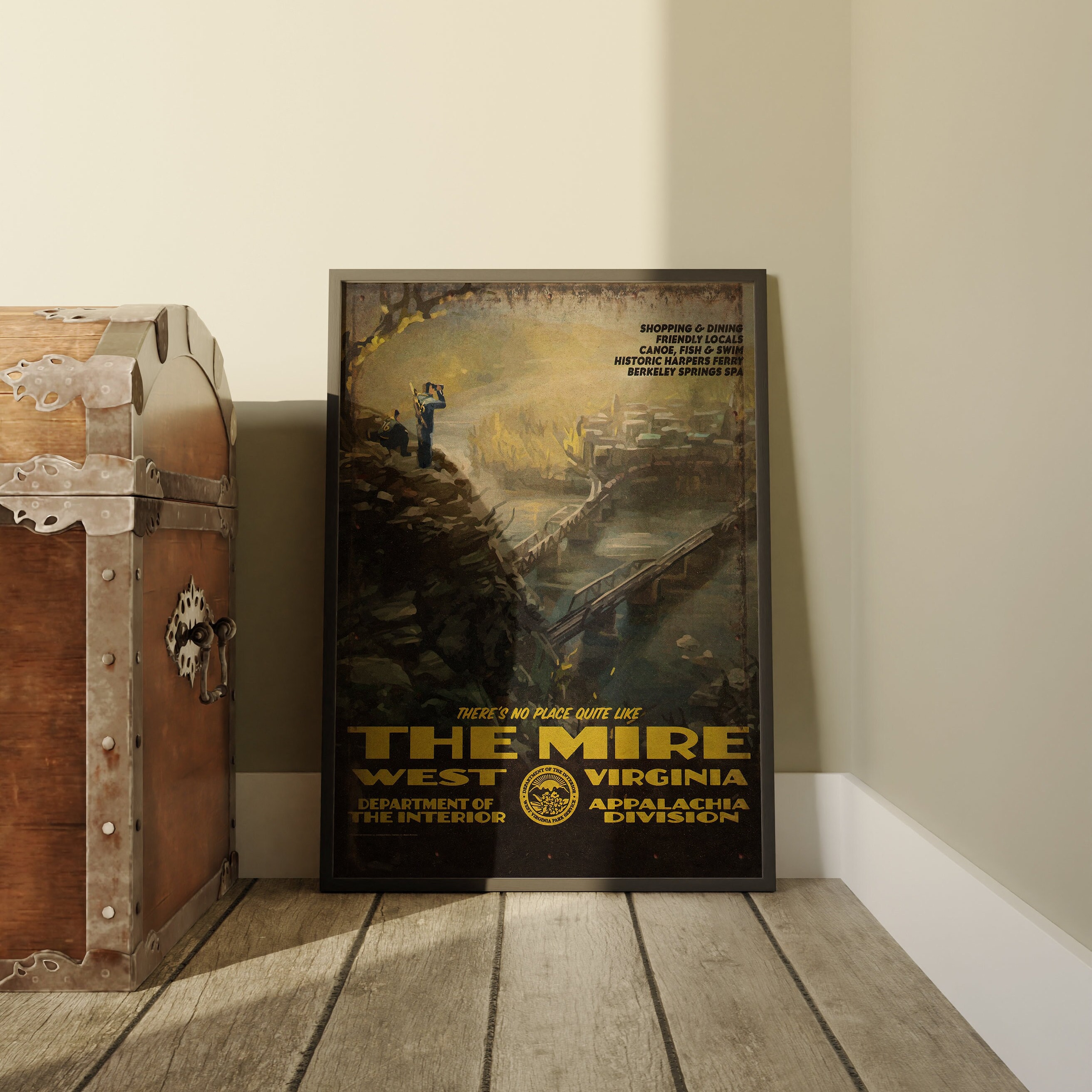 POSTER Fallout 76 Poster - Apocalyptic Wasteland Game Art, Print on ...