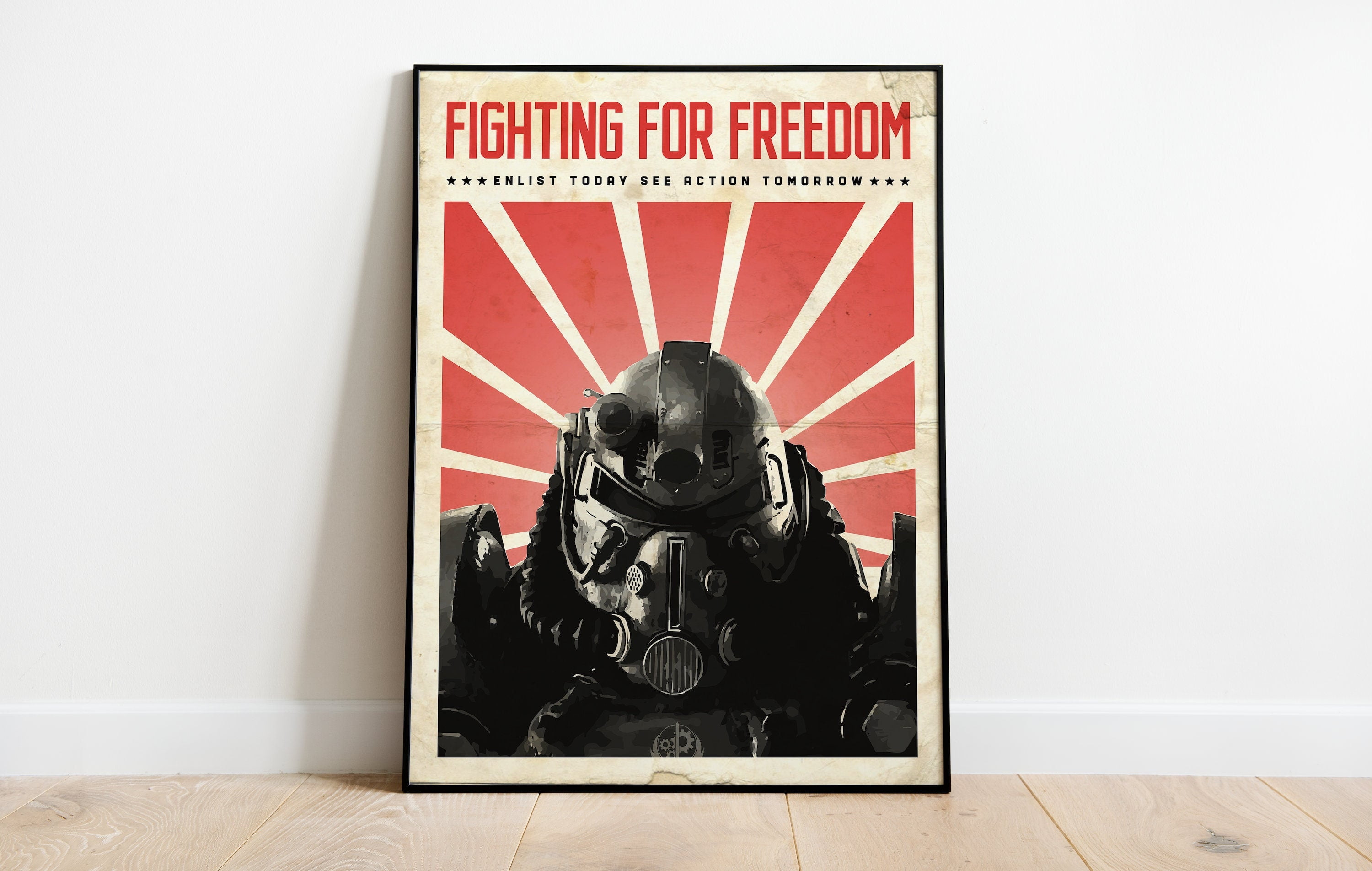 POSTER Fallout Poster | Brotherhood of Steel poster (Fan art) | Fallout ...
