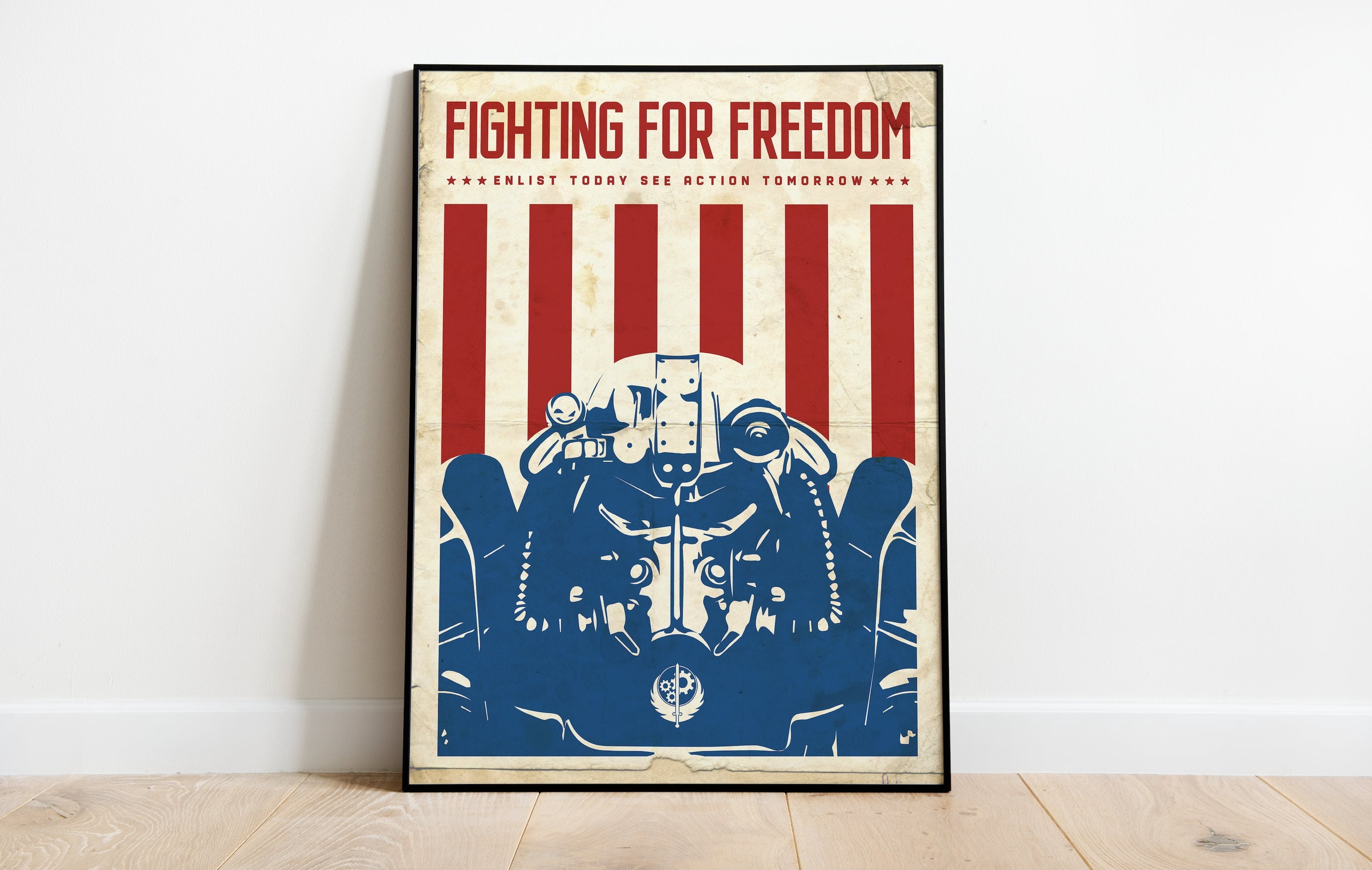 POSTER Fallout Poster | Brotherhood of Steel poster (Fan art) | Fallout ...