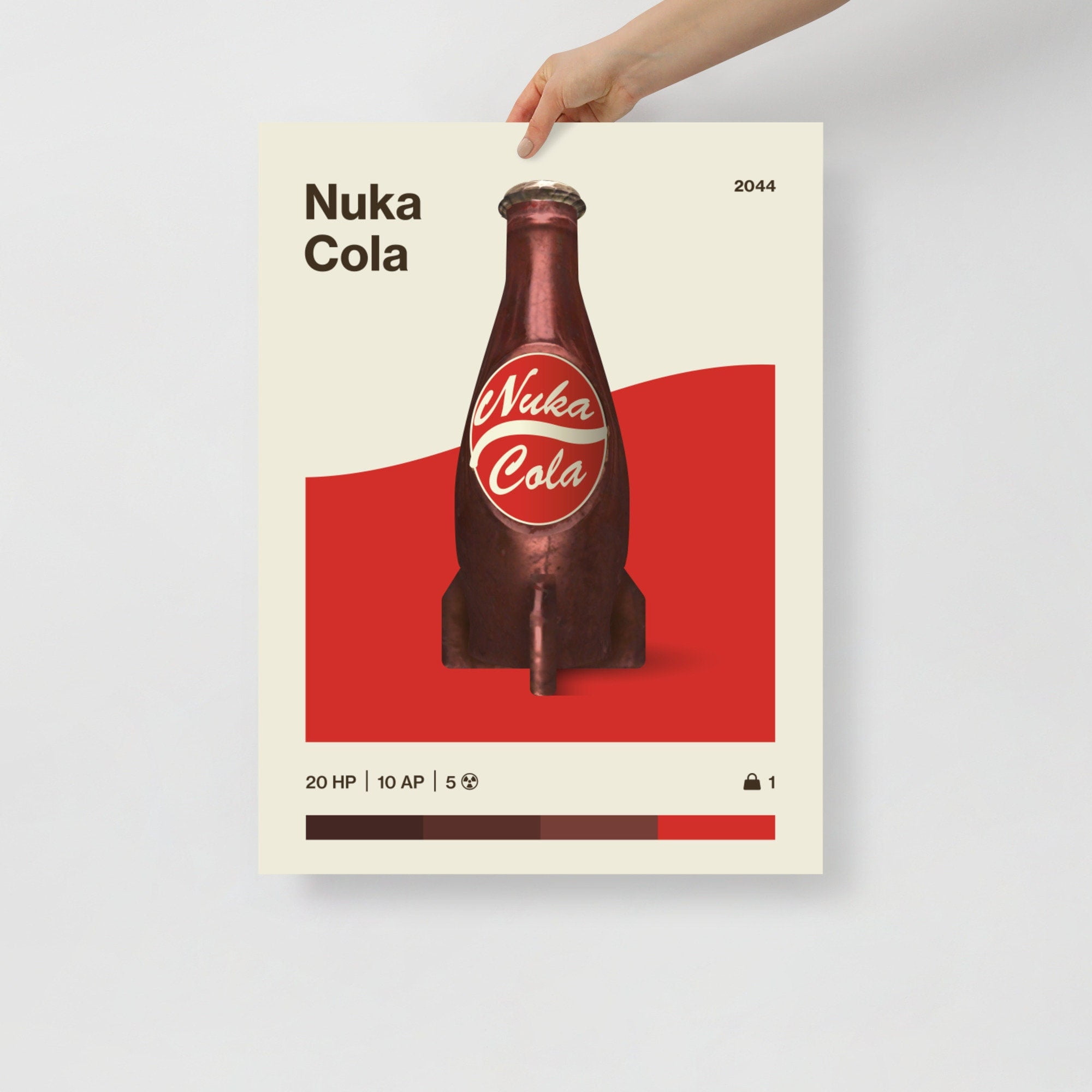 POSTER Fallout Poster Nuka Cola Inspired | Fallout New Vegas | Fallout ...