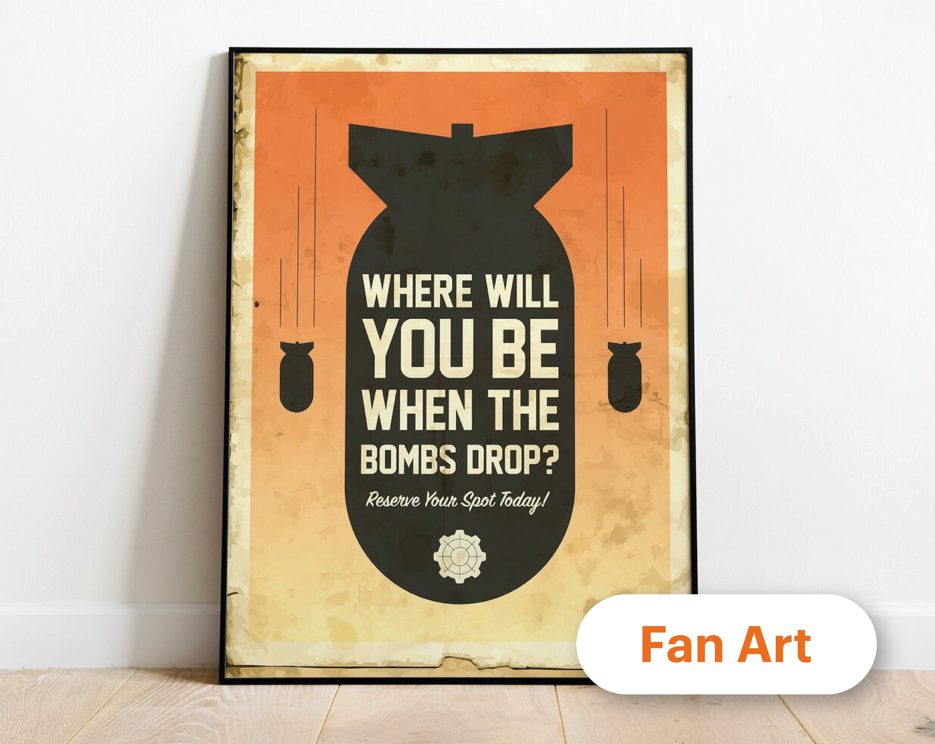 POSTER Fallout Poster | Where will you be? Fallout Vault-tec poster ...