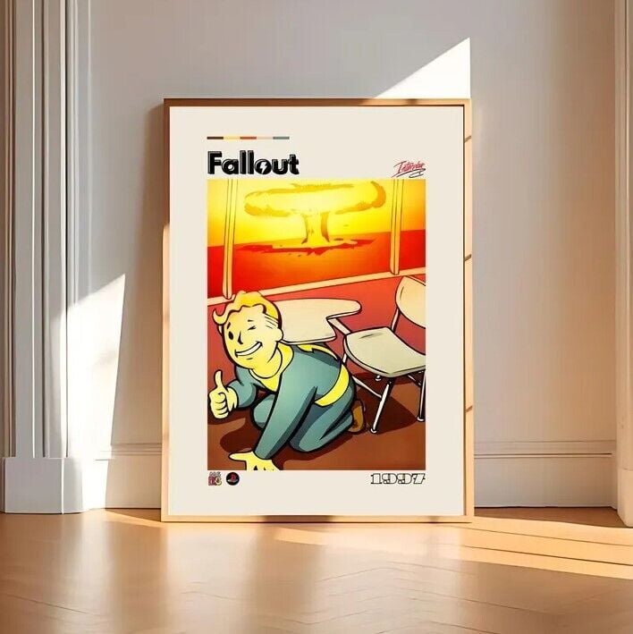 POSTER Fallout poster-Video game artwork-Gaming prints-Fallout Wall art ...
