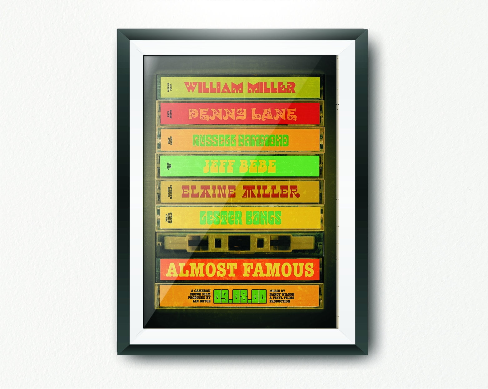 Poster Famous 90s Movie themed Limited Edition Print - Classic, Cult ...