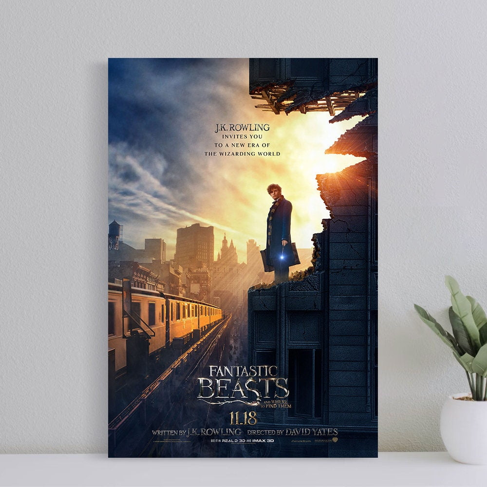 POSTER Fantastic Beasts And Where To Find Them Newt Scamander Movie ...