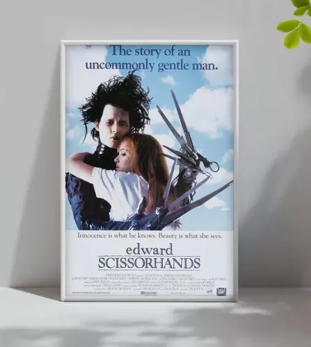 POSTER Fantasy Horror Poster, Edward Scissorhands-Inspired Artwork ...