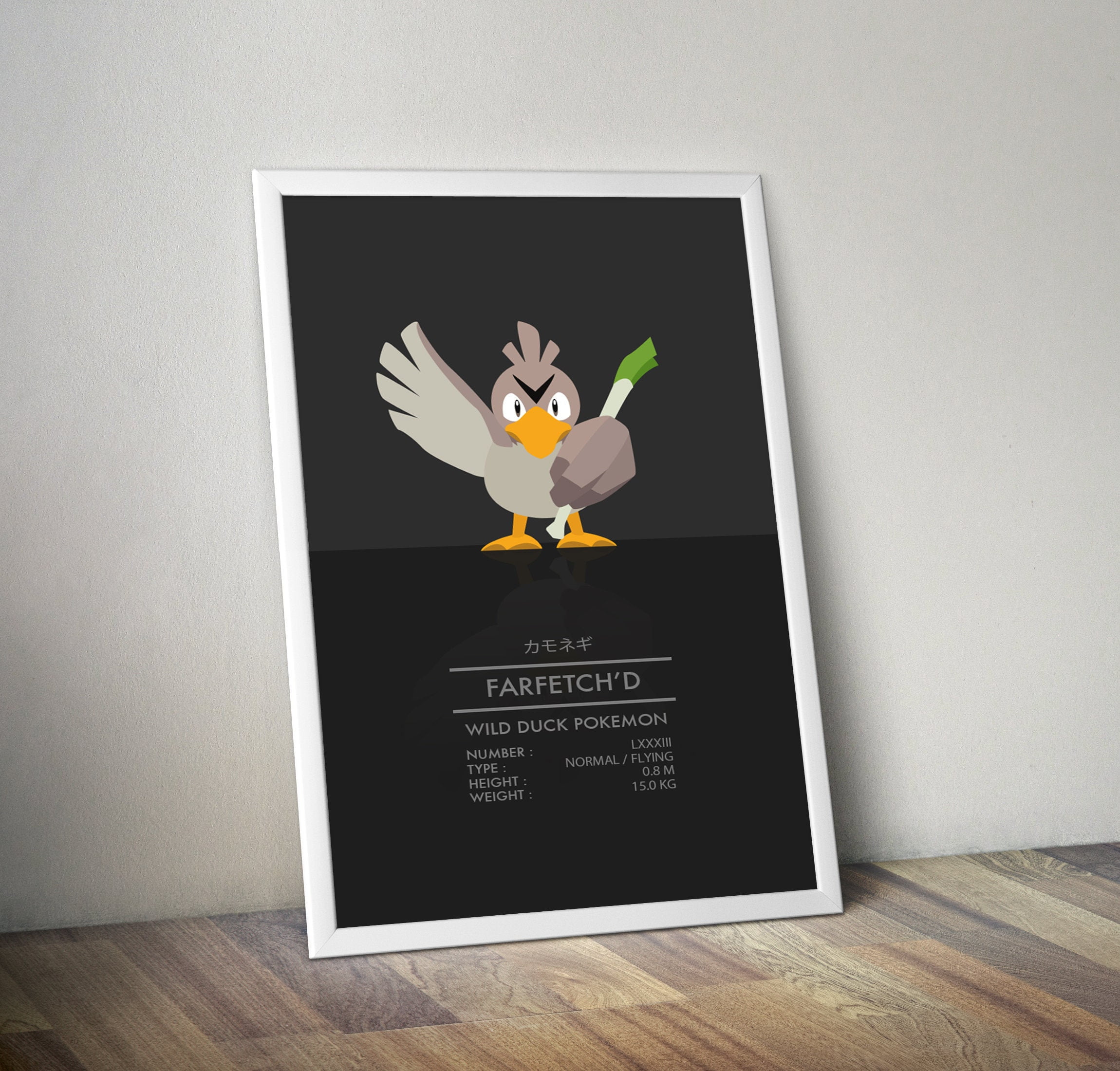 POSTER Farfetch'd Pokemon Poster Pokemon Decor Pokemon Wall Art Pokemon ...