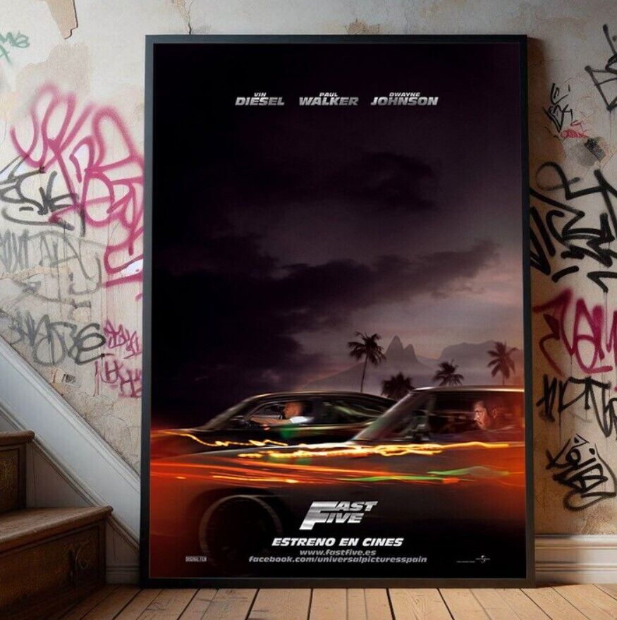 POSTER Fast Five Movie Poster, Premium Poster-24x36-UNFRAMED - Walmart.com