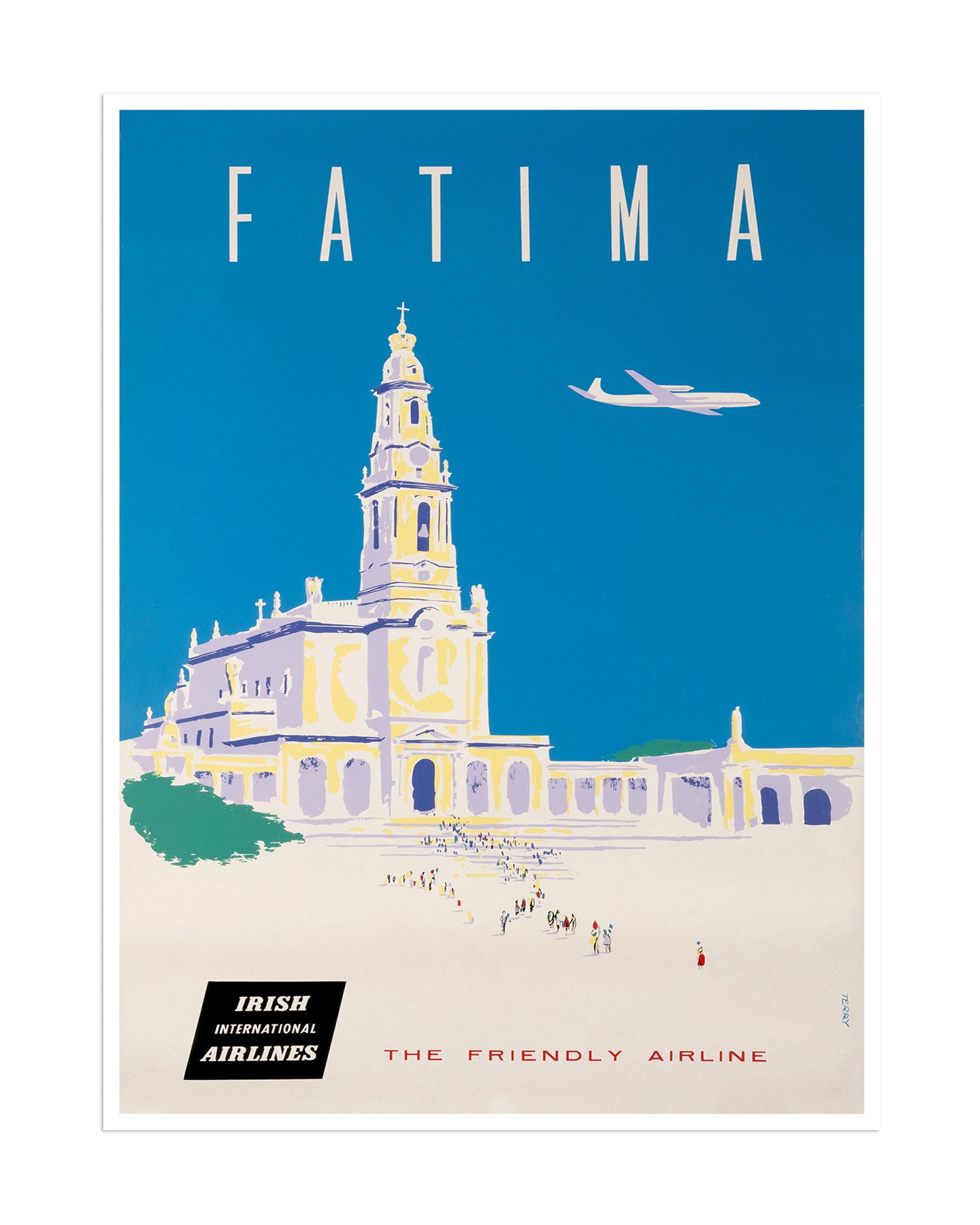 POSTER Fatima Portugal Art Wall Decor Retro Travel Poster (XR1998 ...