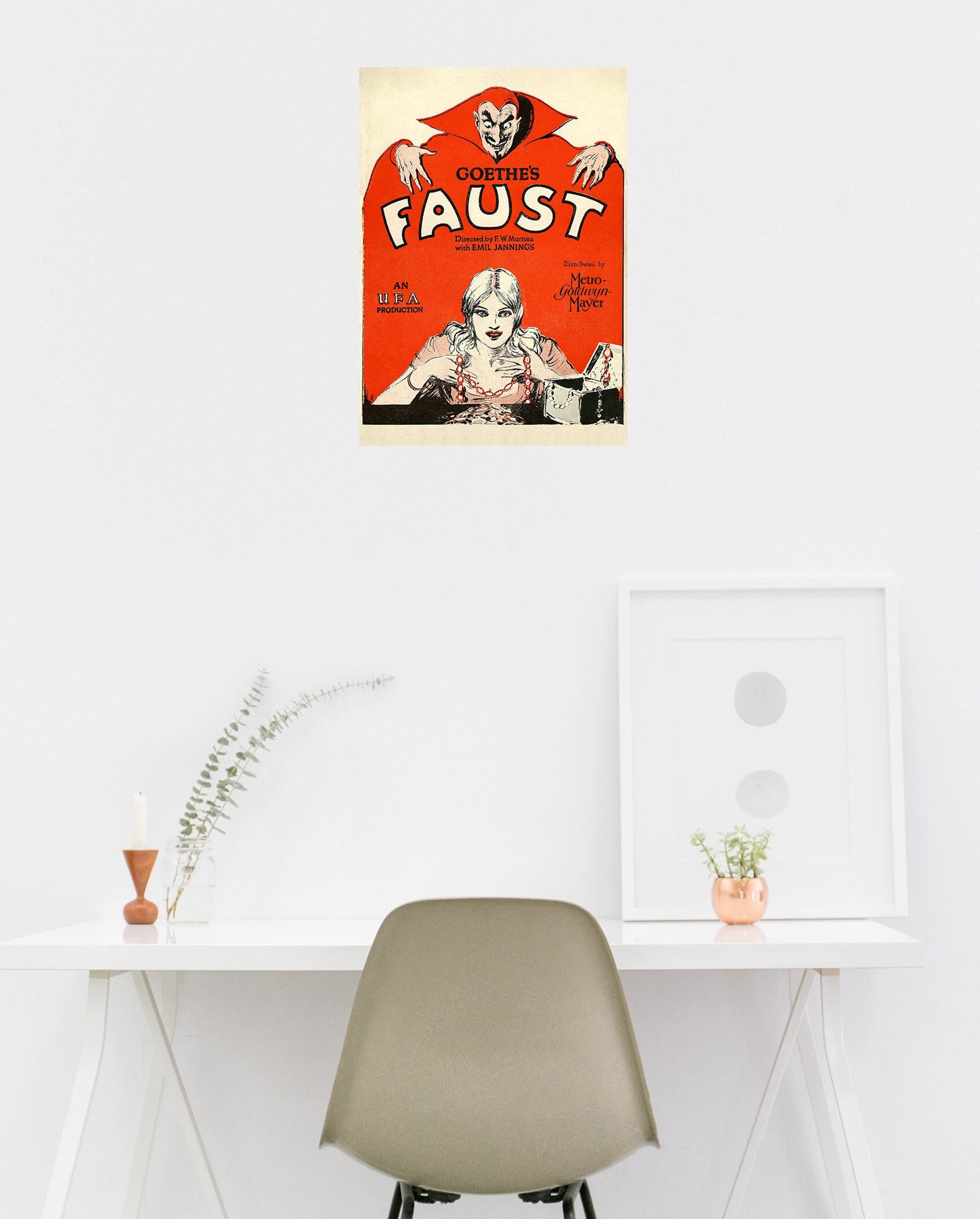 POSTER Faust 1926 POSTER PRINT A5 A2 Cult Murnau Horror Classic Cinema ...