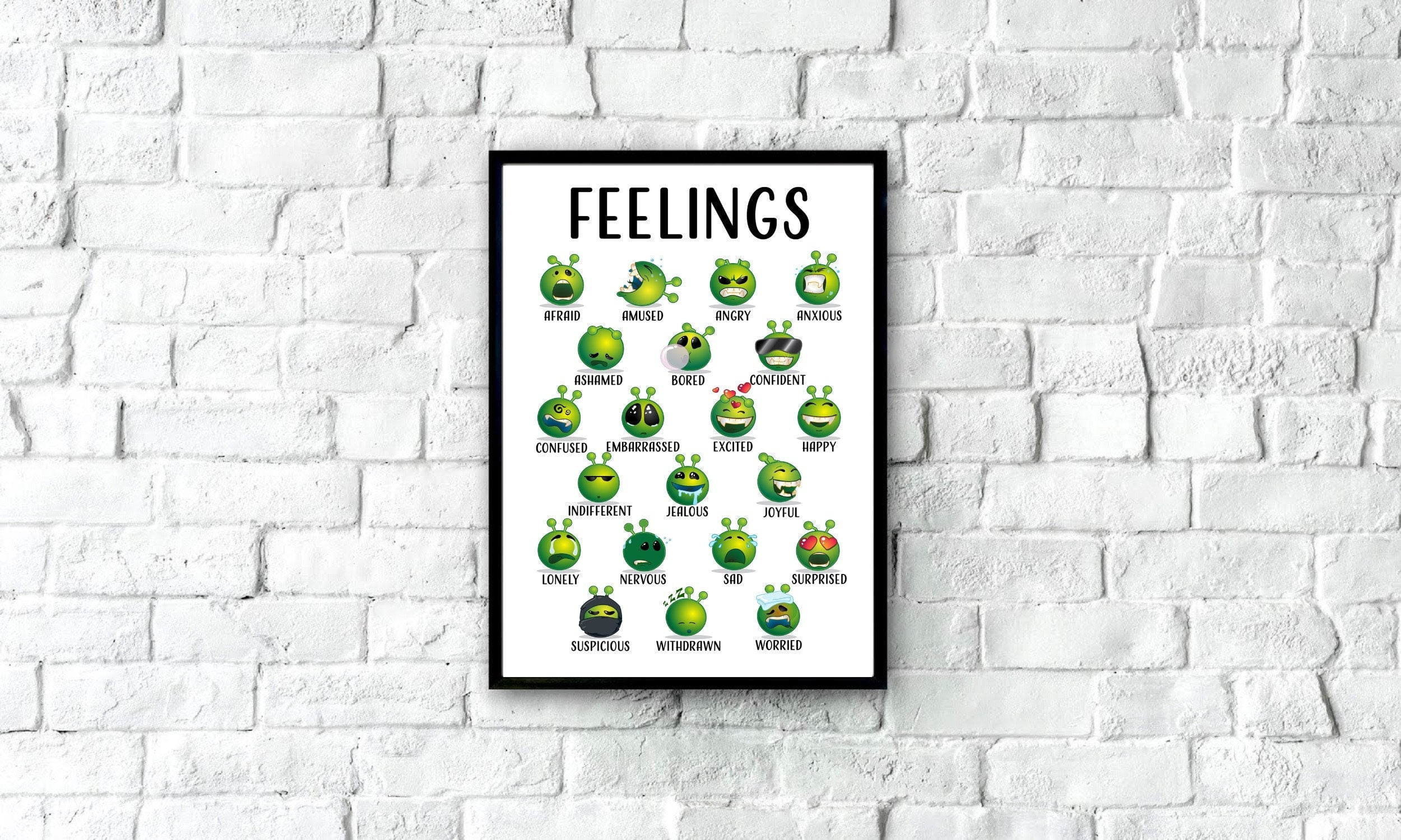 POSTER Feelings Poster, Emotions Poster, Feelings Poster, Classroom ...