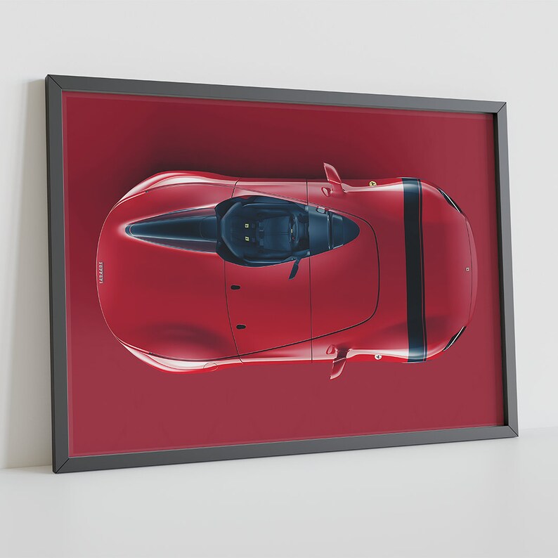 POSTER Ferrari Monza Sp2 poster, Ferrari Monza Sp2 Bahrain | Ubuy