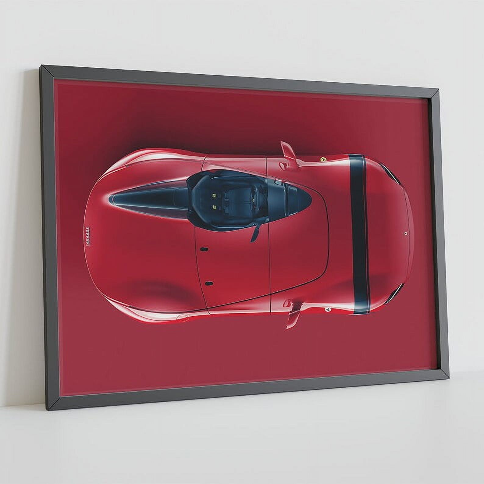 POSTER Ferrari Monza Sp2 poster, Ferrari Monza Sp2 wall art, Ferrari ...