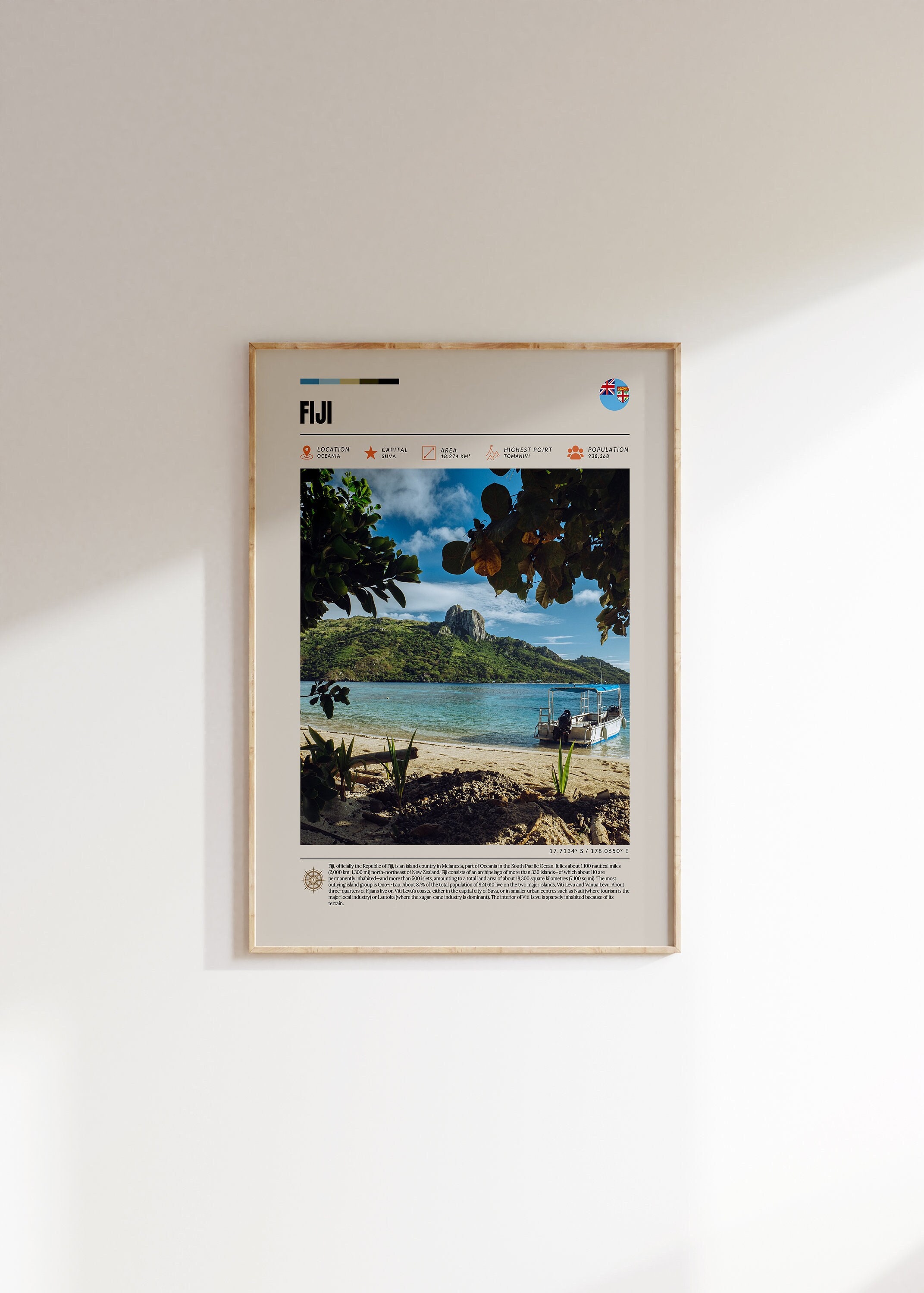 POSTER Fiji Poster, Fiji Print, Fiji Photo, Fiji Wall Art, Fiji Art ...