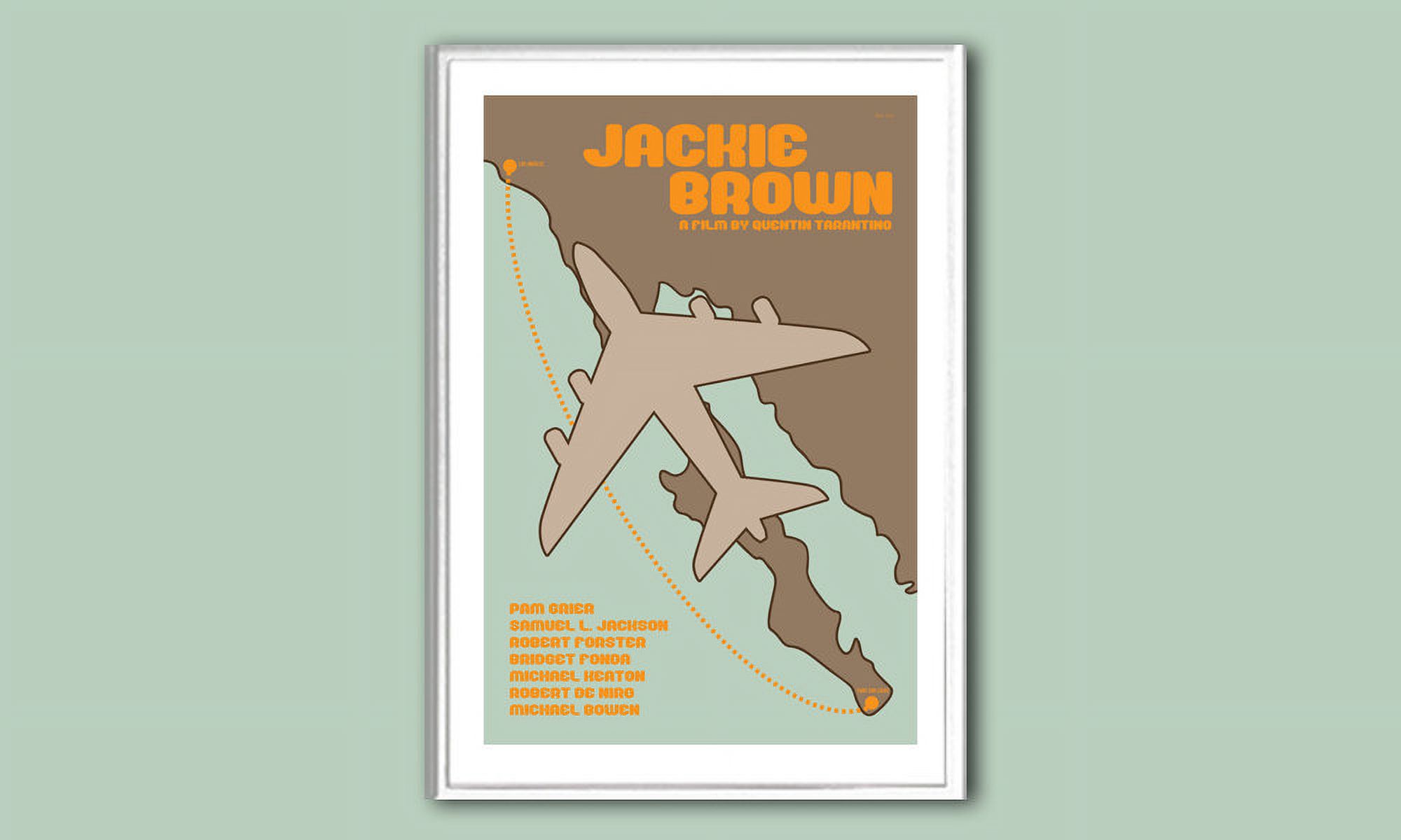POSTER Film poster Jackie Brown 12x18 inches retro print-UNFRAMED ...