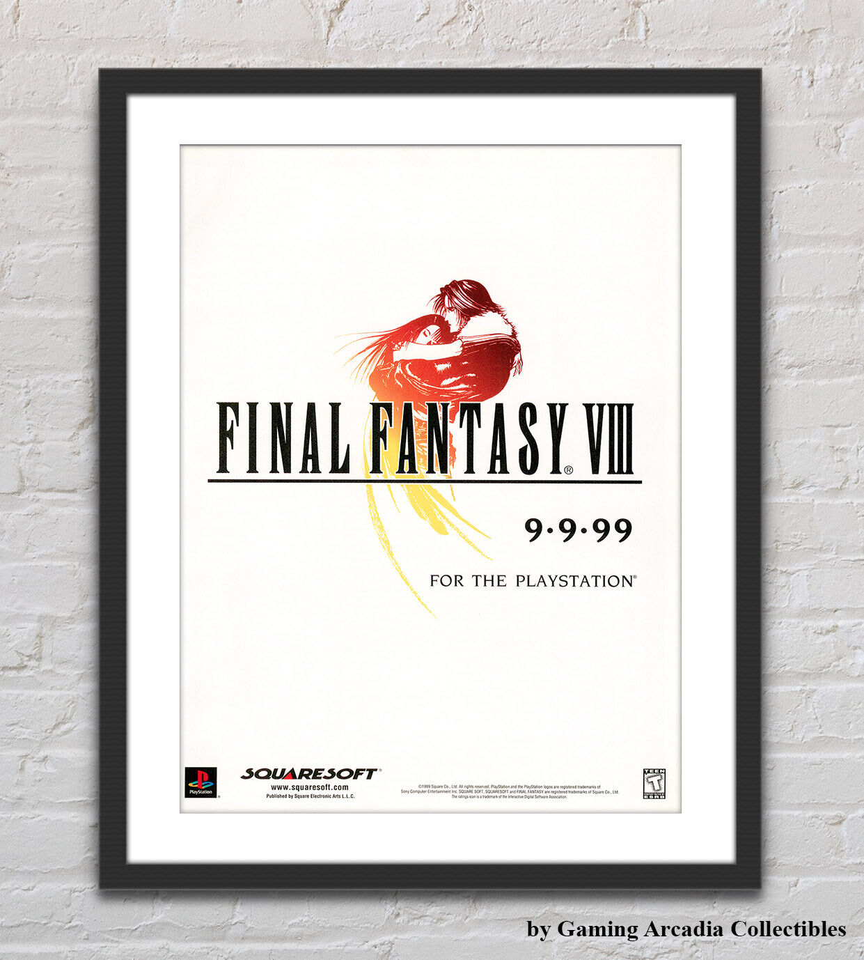 POSTER Final Fantasy VIII Playstation PS1 Poster-8x12-UNFRAMED ...
