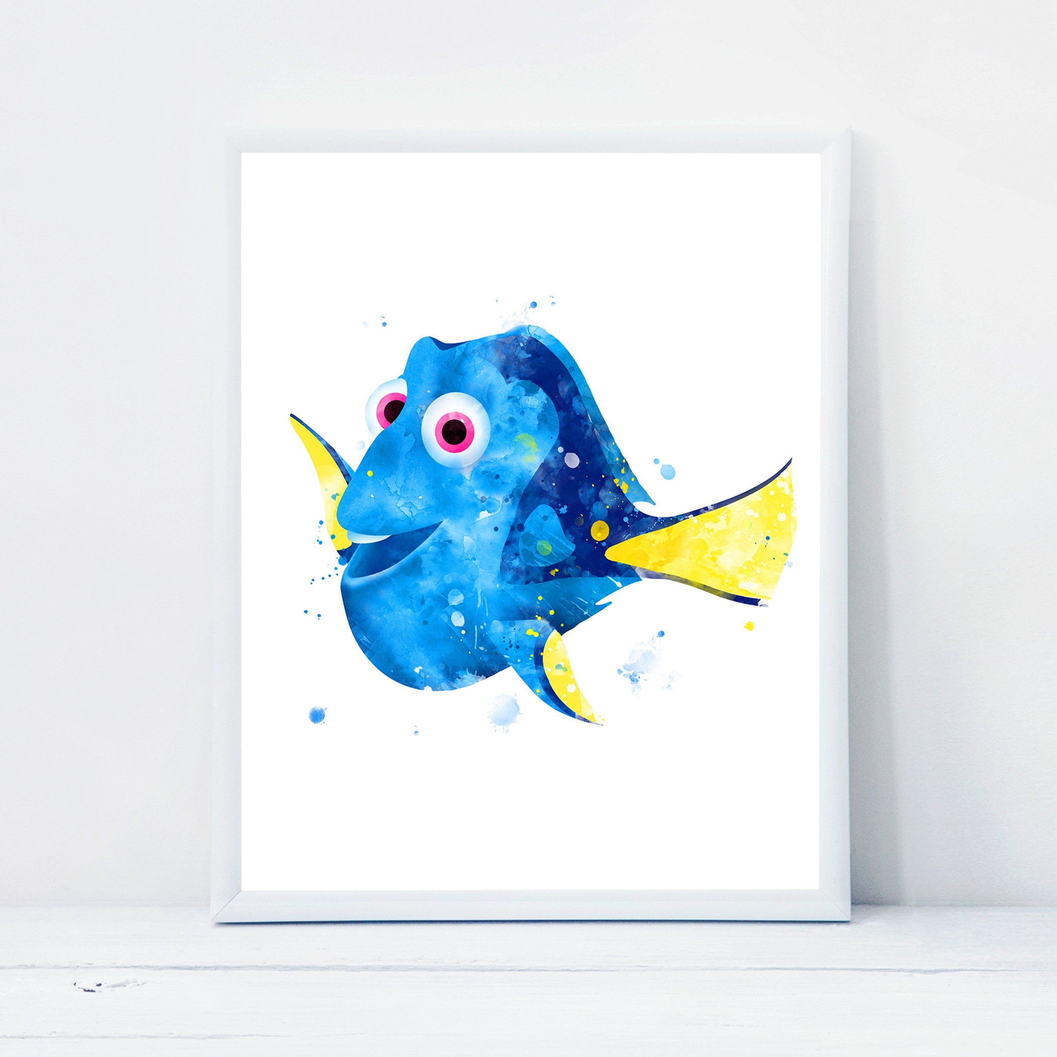 POSTER Finding Dory Print Dory Watercolor Printable Finding Dory ...